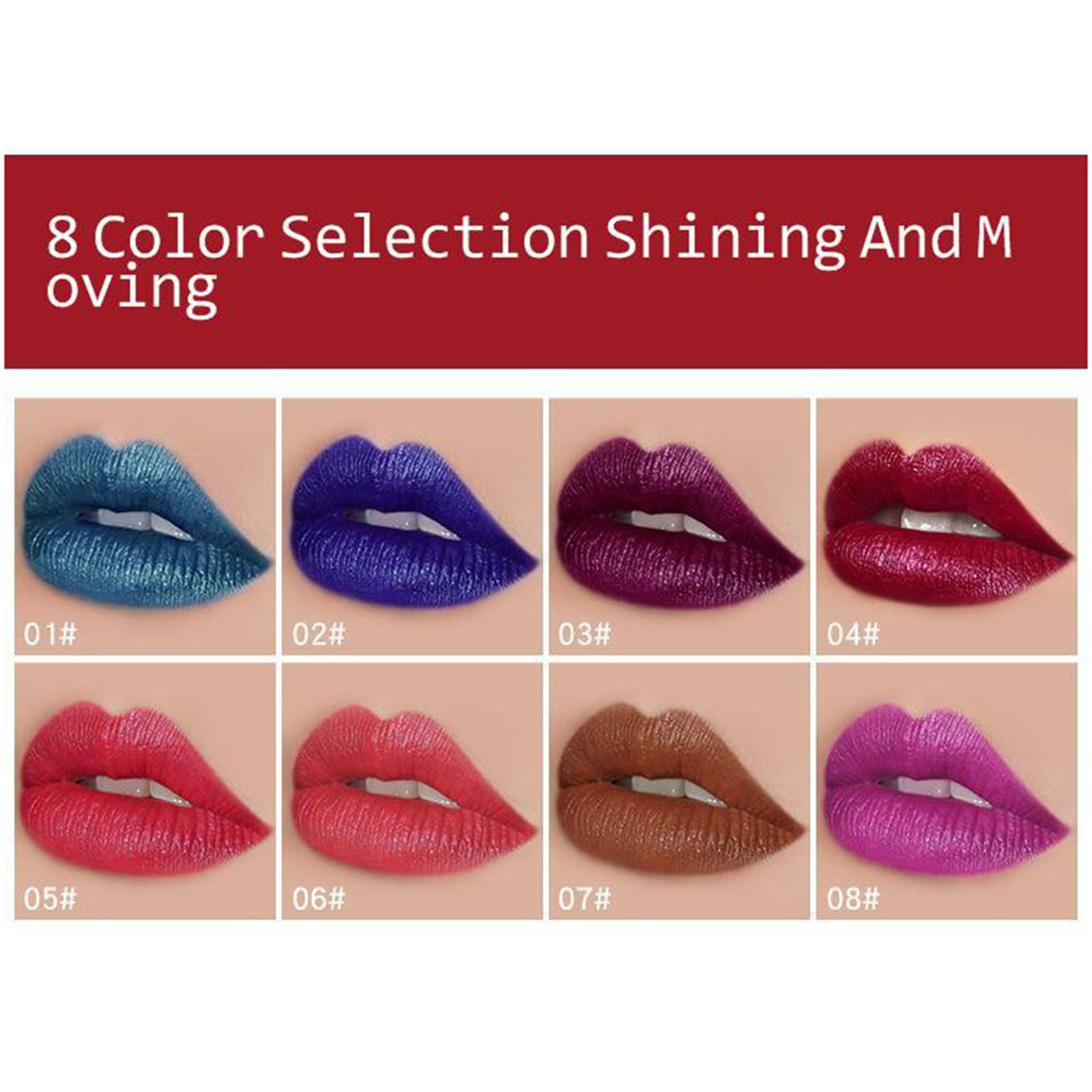 CozyQx Cheap! Diamond Liquid Glitter Shimmer Lipstick Nonstick Cup ...