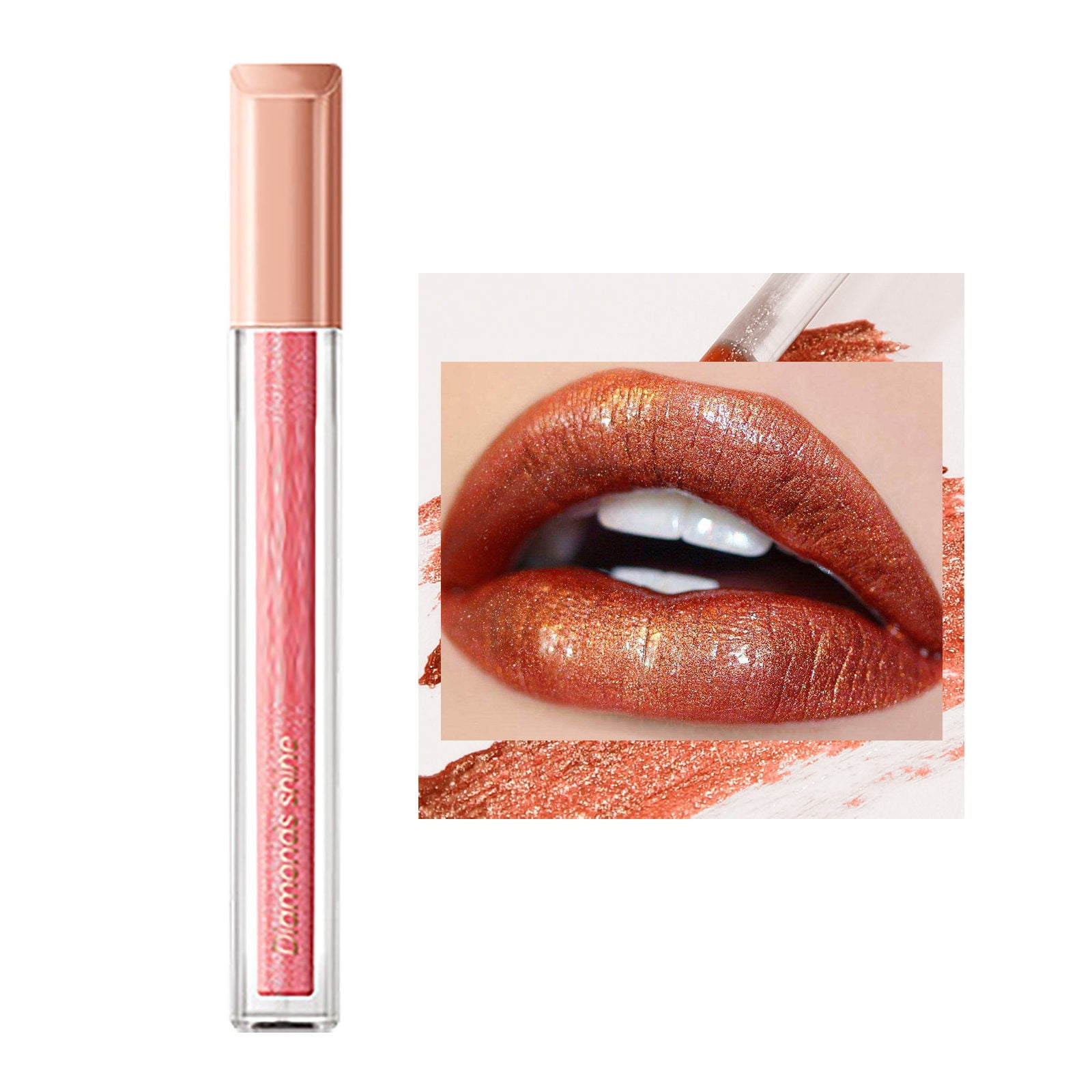 CozyQx Cheap! Diamond Shining Lip Oil Moisturizing And Moisturizing ...