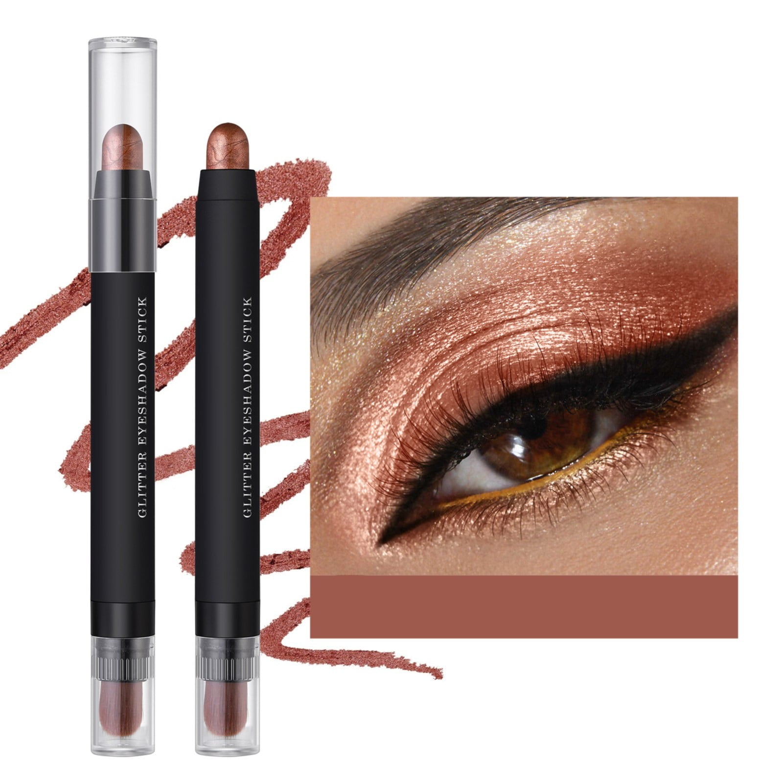 CozyQx Cheap! Double Head High Gloss Stick Eye Face Eye Shadow Eye ...