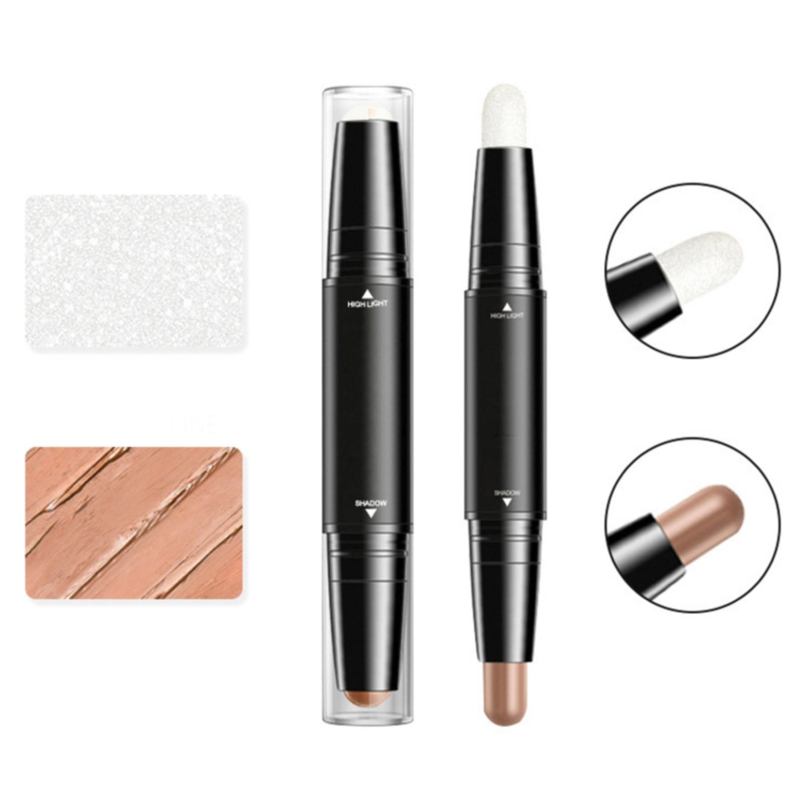 CozyQx Cheap! Double Headed Contouring Stick Retouching Highlighter ...