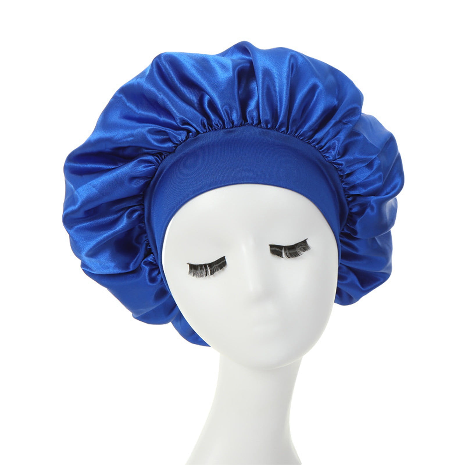 CozyQx Cheap! Extra Large Satin Bonnet Hair Cap, 17inches Silk Bonnet ...