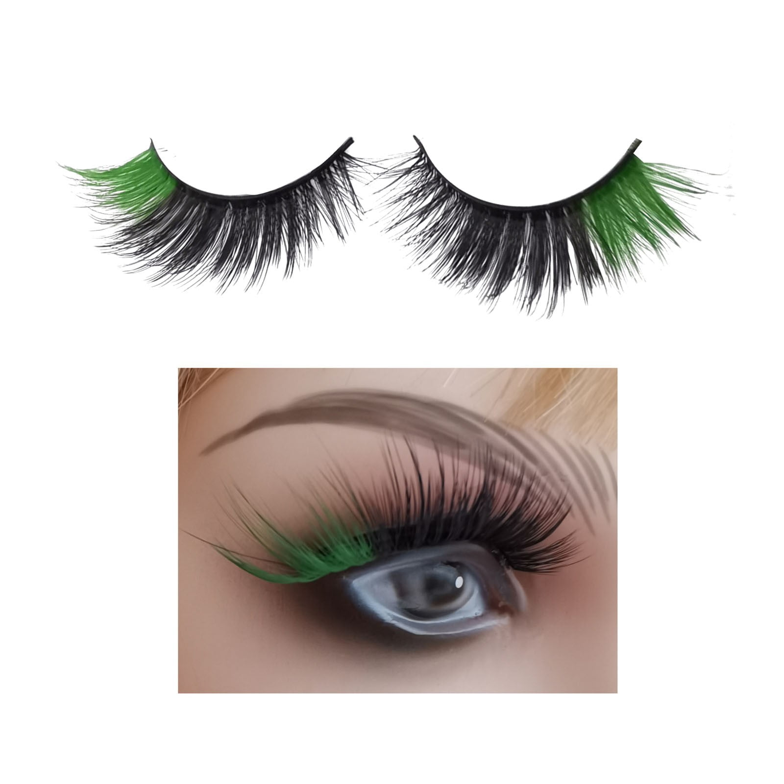CozyQx Cheap! Eye Tail Color Imitation Mink Eye Lashes Five Pairs Of ...