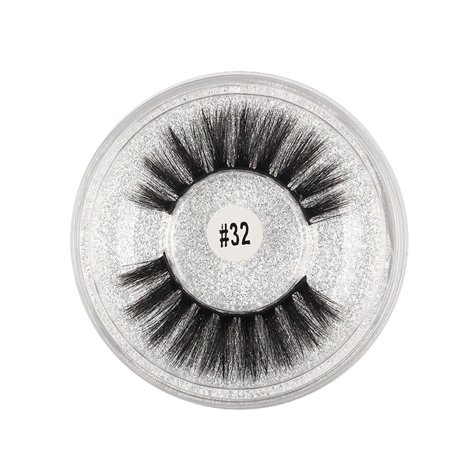 CozyQx Cheap! False Eyelashes 3d Natural Round Color Cardboard Pair Of ...
