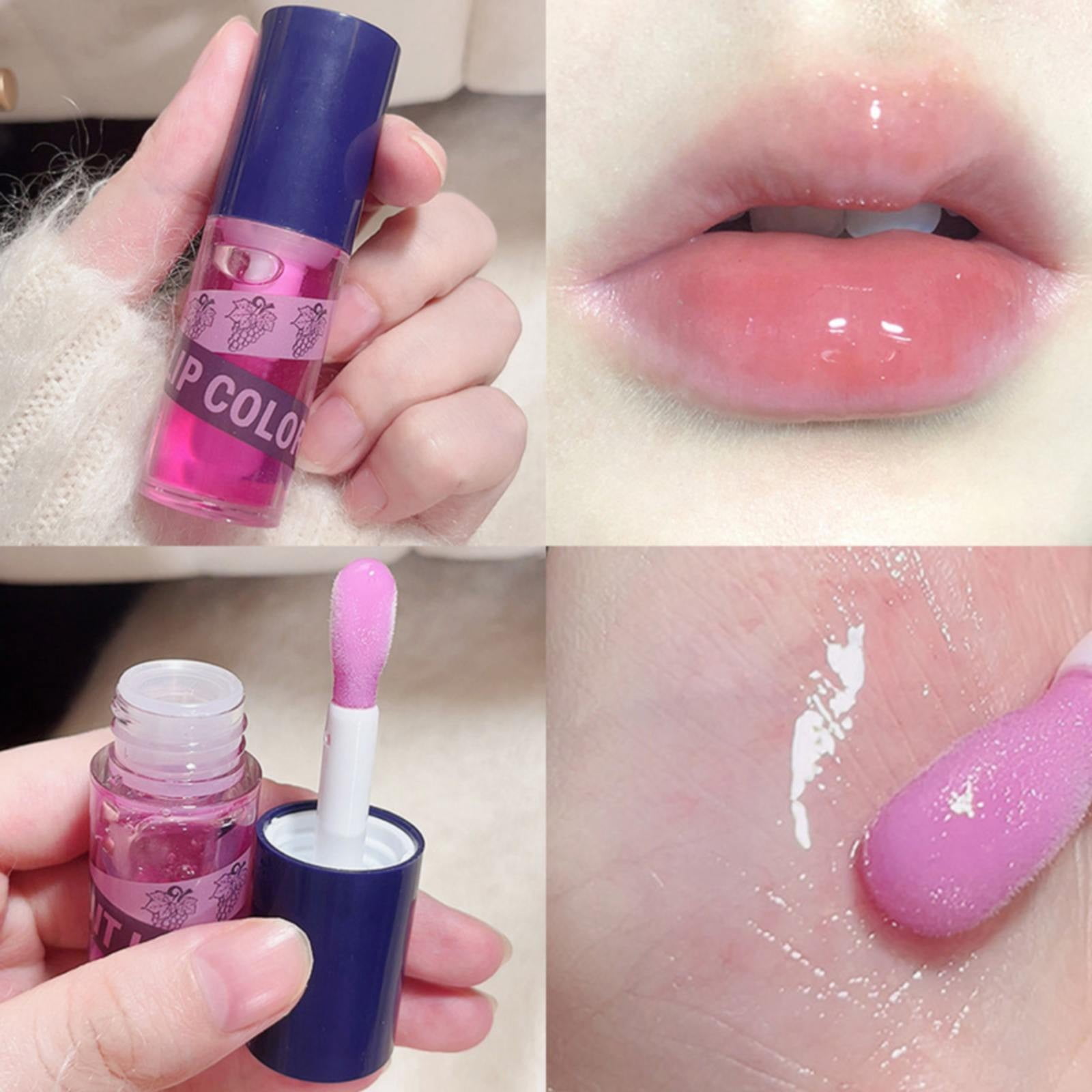 CozyQx Cheap! Fruit Flavored And Translucent Lip Oil Set For ...