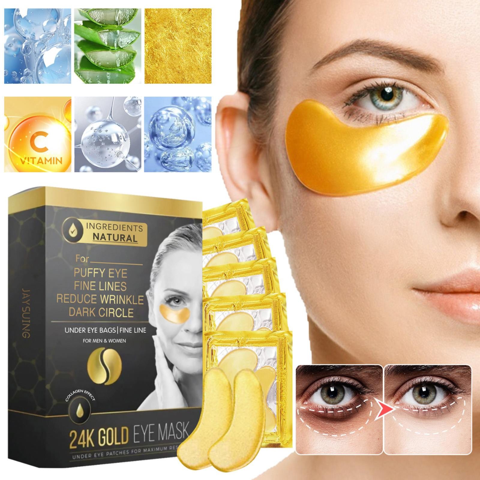 CozyQx Cheap! Gold Eye Puffy Eyes And Dark Circles – Pressure And ...