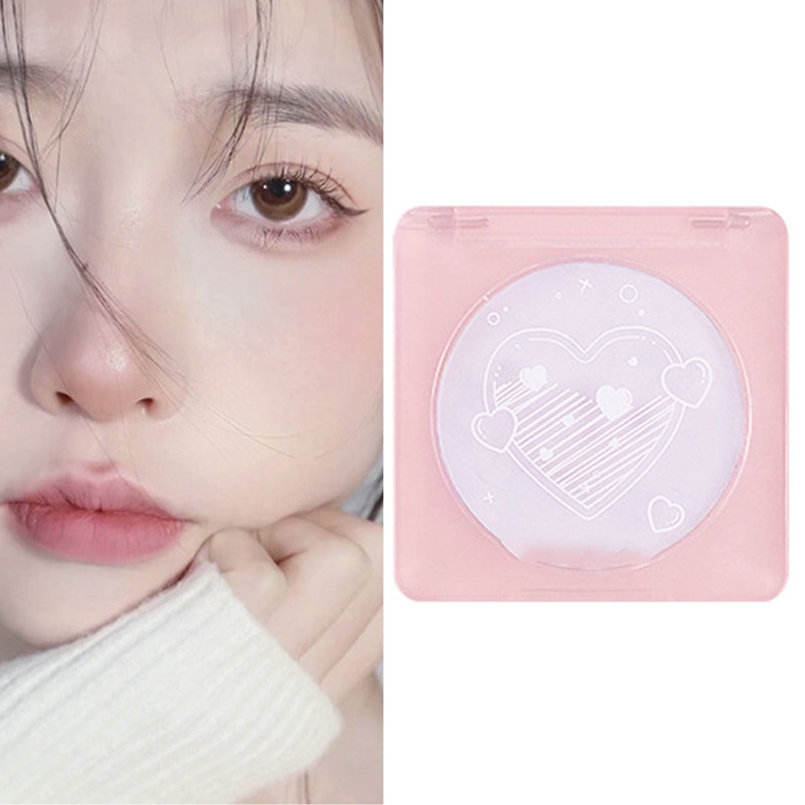 CozyQx Cheap! Heart Soft Mist Blushes Blue Expansion Color Natural Good ...