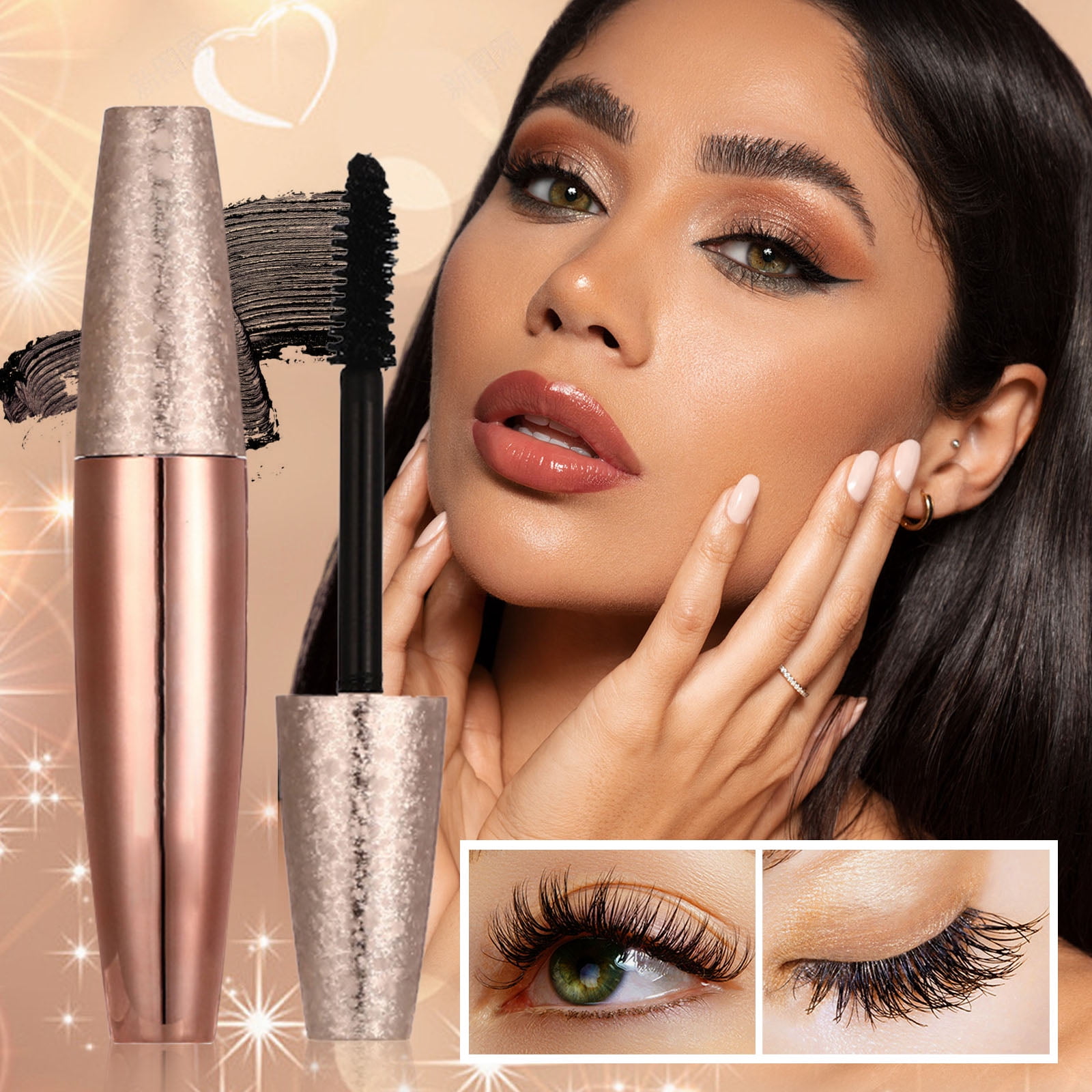 CozyQx Cheap! Holiday Gifts For Women Silk Fiber Lash Mascara Natural ...