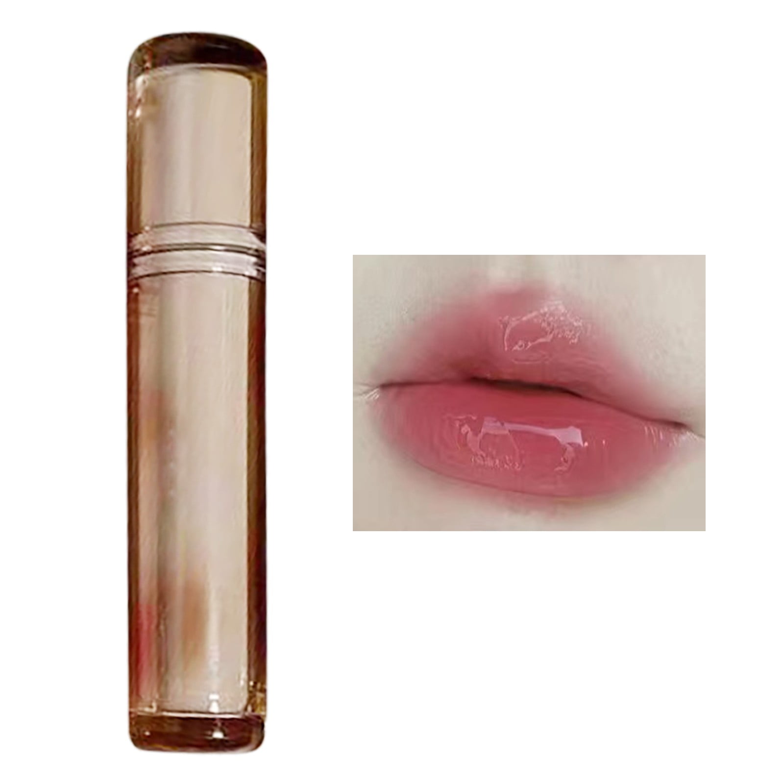 CozyQx Cheap! Ice Tea Face Lip Glaze Water Light Lip Gloss Glass Jelly ...