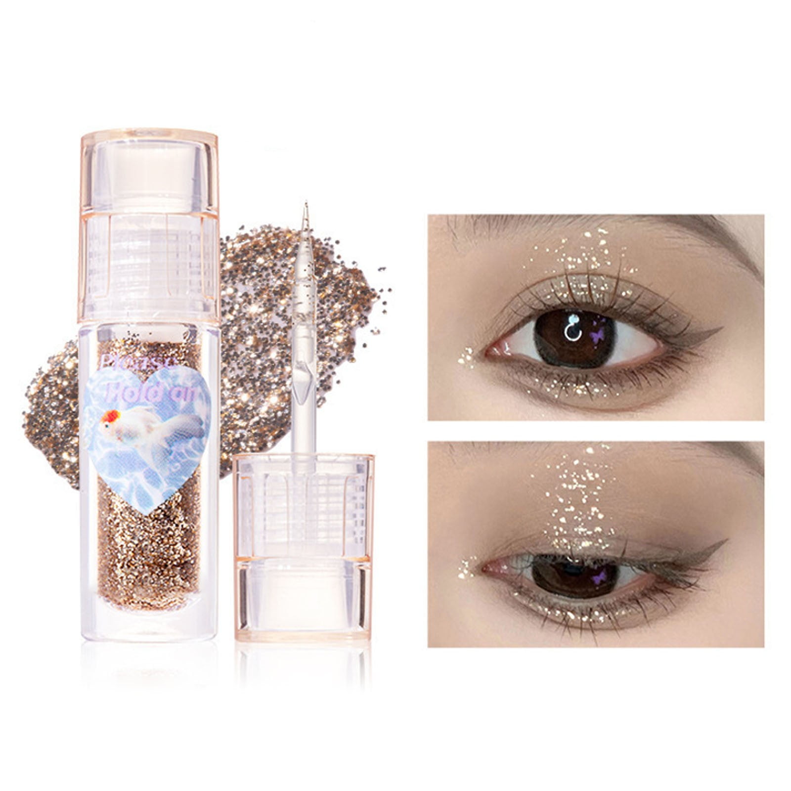 CozyQx Cheap! Korean Makeup Star Diamond Streamer Liquid Eyeshadow ...