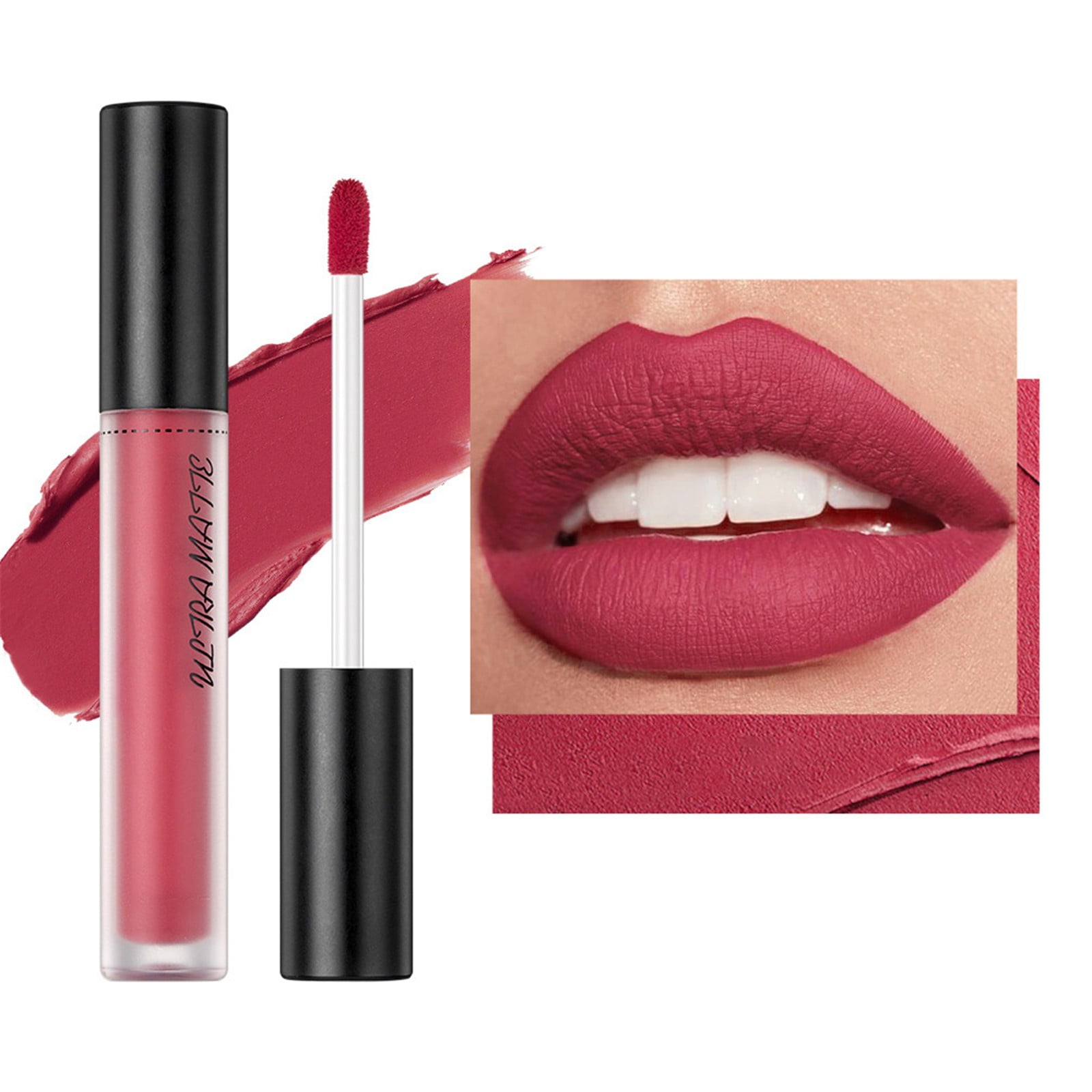 CozyQx Cheap! Lip Glaze Non Stick Cup Non Fading Long Lasting Liquid ...