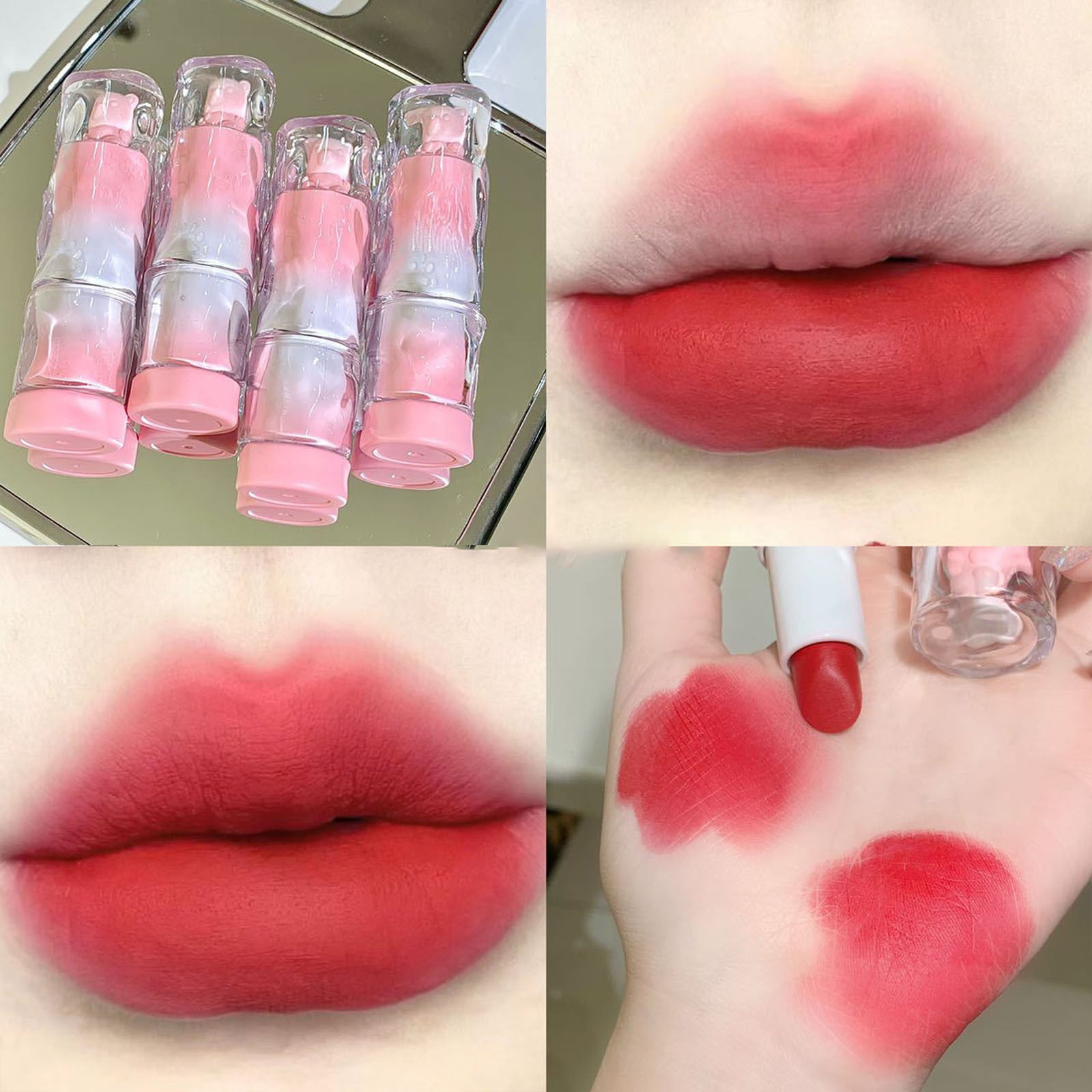 CozyQx Cheap! Lipstick Glass Feel Lipstick Moisturizes And Moisturizes ...