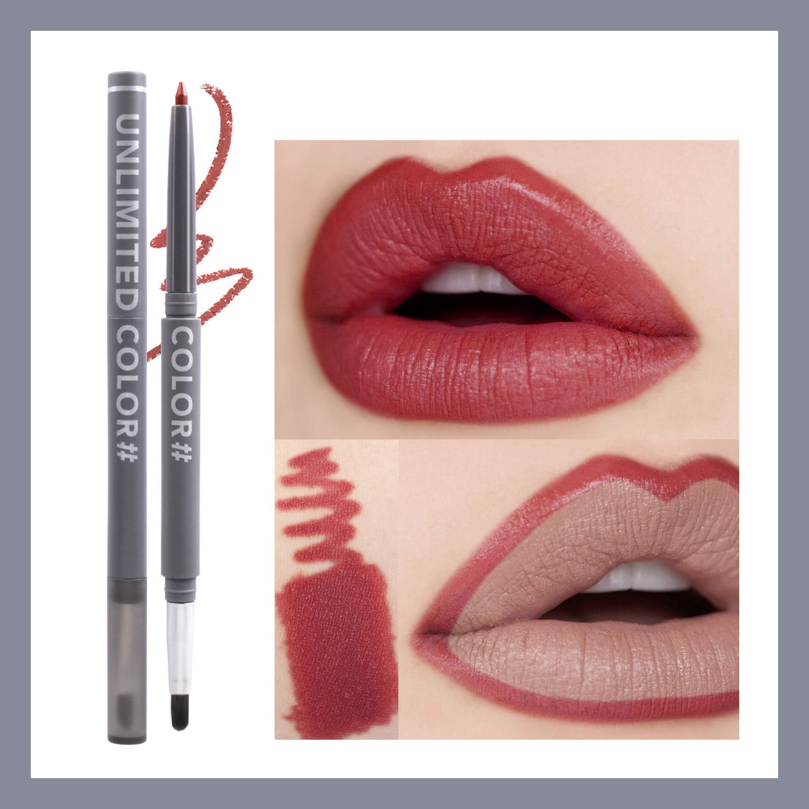 CozyQx Cheap! Lipstick Lipliner Easy For Beginners To Use High Shade ...