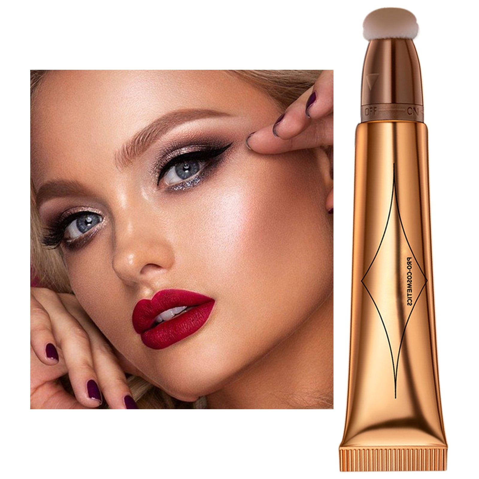 CozyQx Cheap! Multi Functional Makeup Pen Highlighter Volume Pearl Fine ...