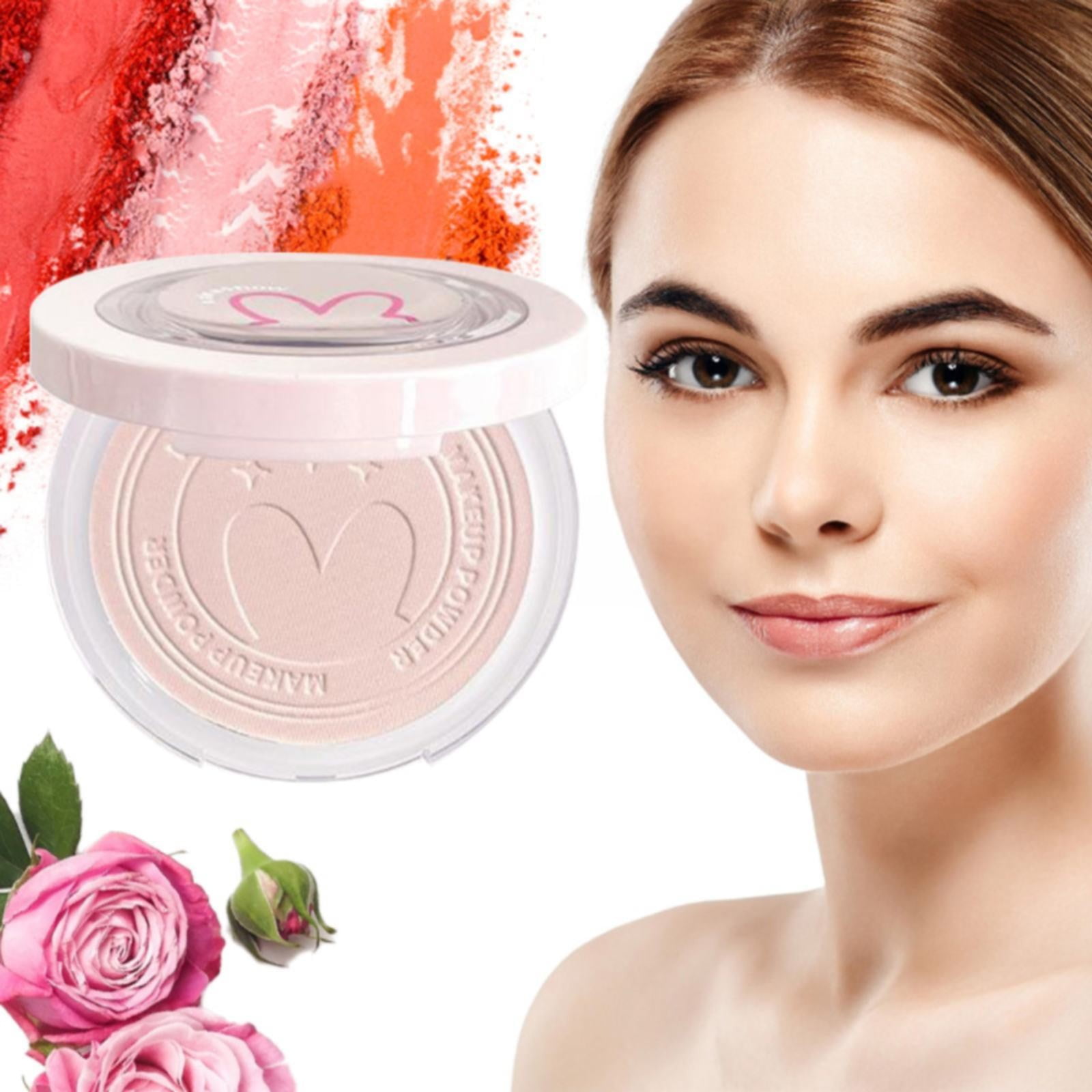 CozyQx Cheap! Natural Compact Powder 0 Ideal For Light Skin Tone Finish ...