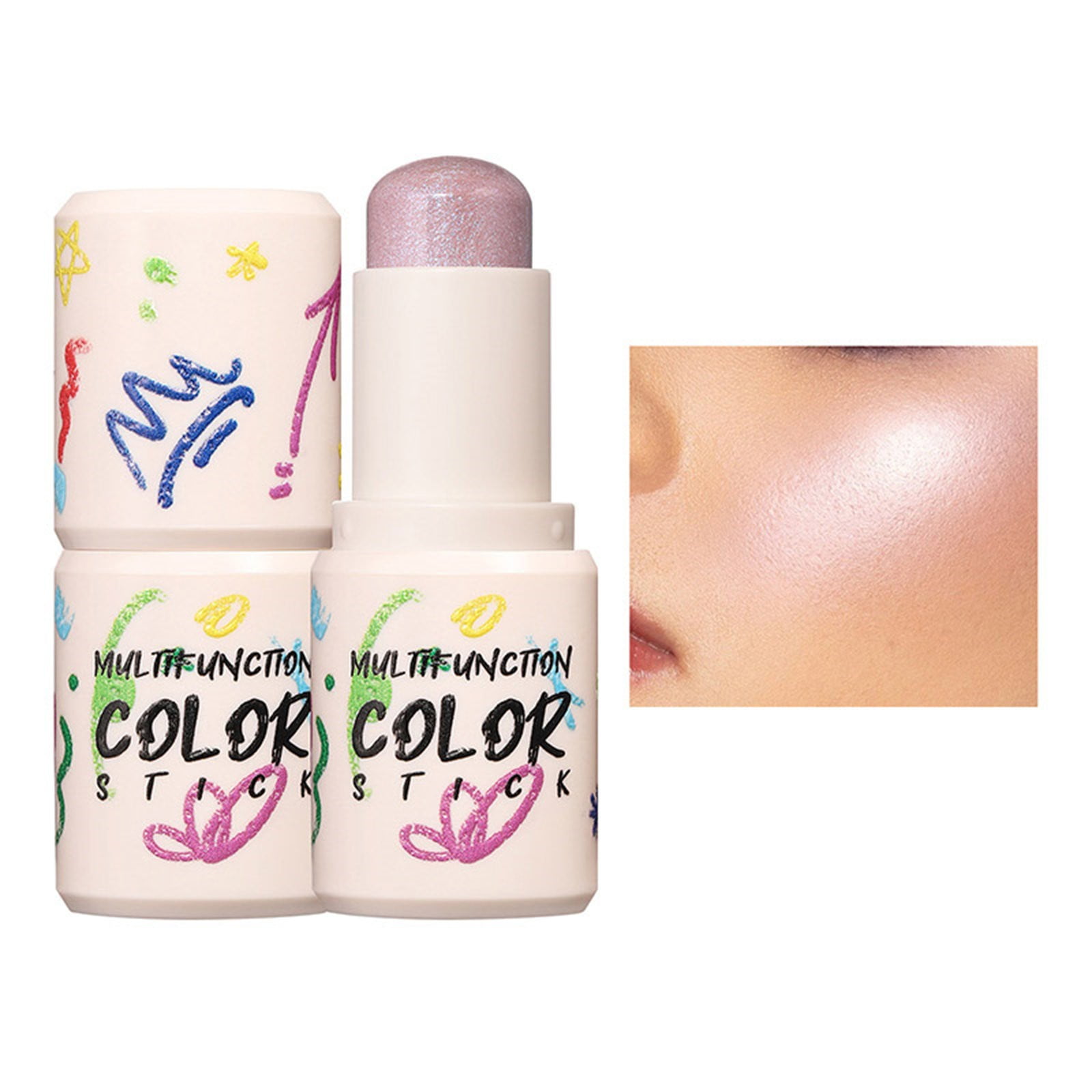 CozyQx Cheap! Natural Highlighter Stereoscopic Natural Brightening Skin ...