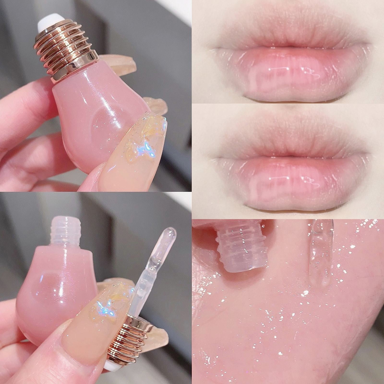 CozyQx Cheap! Small Light Bulb Lip Gloss Candy Flavored Lip Oil ...
