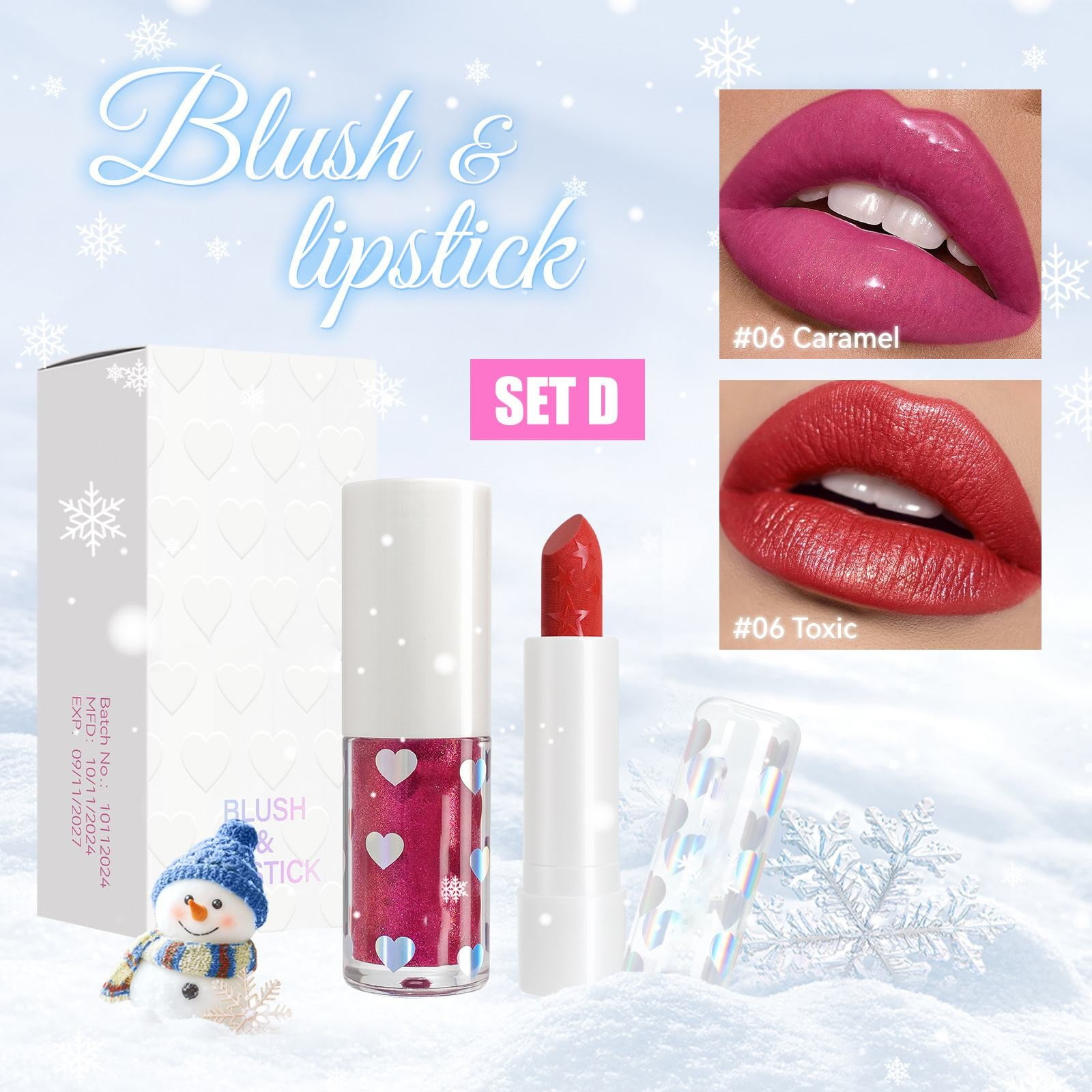 CozyQx Clearance! Gorgeous 2 Piece Lip Set Long Lasting Lip Glaze ...