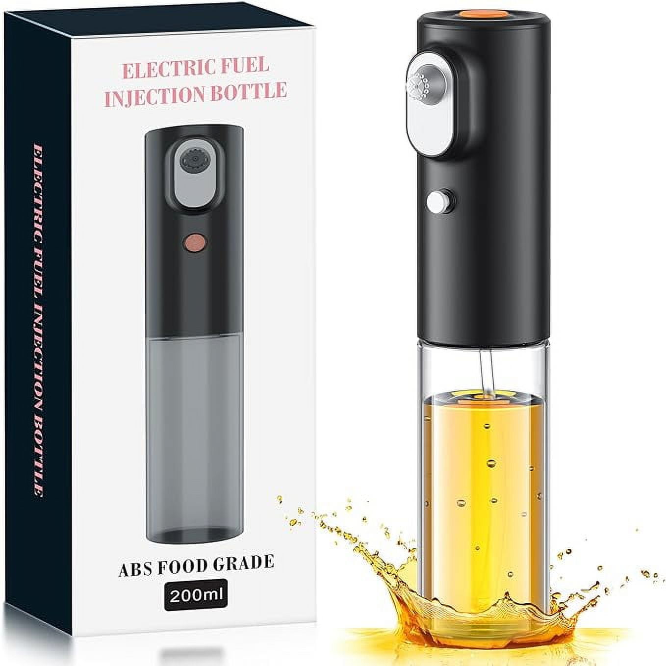 CozySound Refillable Oil Sprayer for Cooking, 200ml Glass Oil Dispenser ...