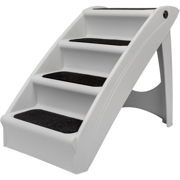 CozyUp Folding Dog Stairs, Portable Indoor/Outdoor Pet Steps for Bed ...