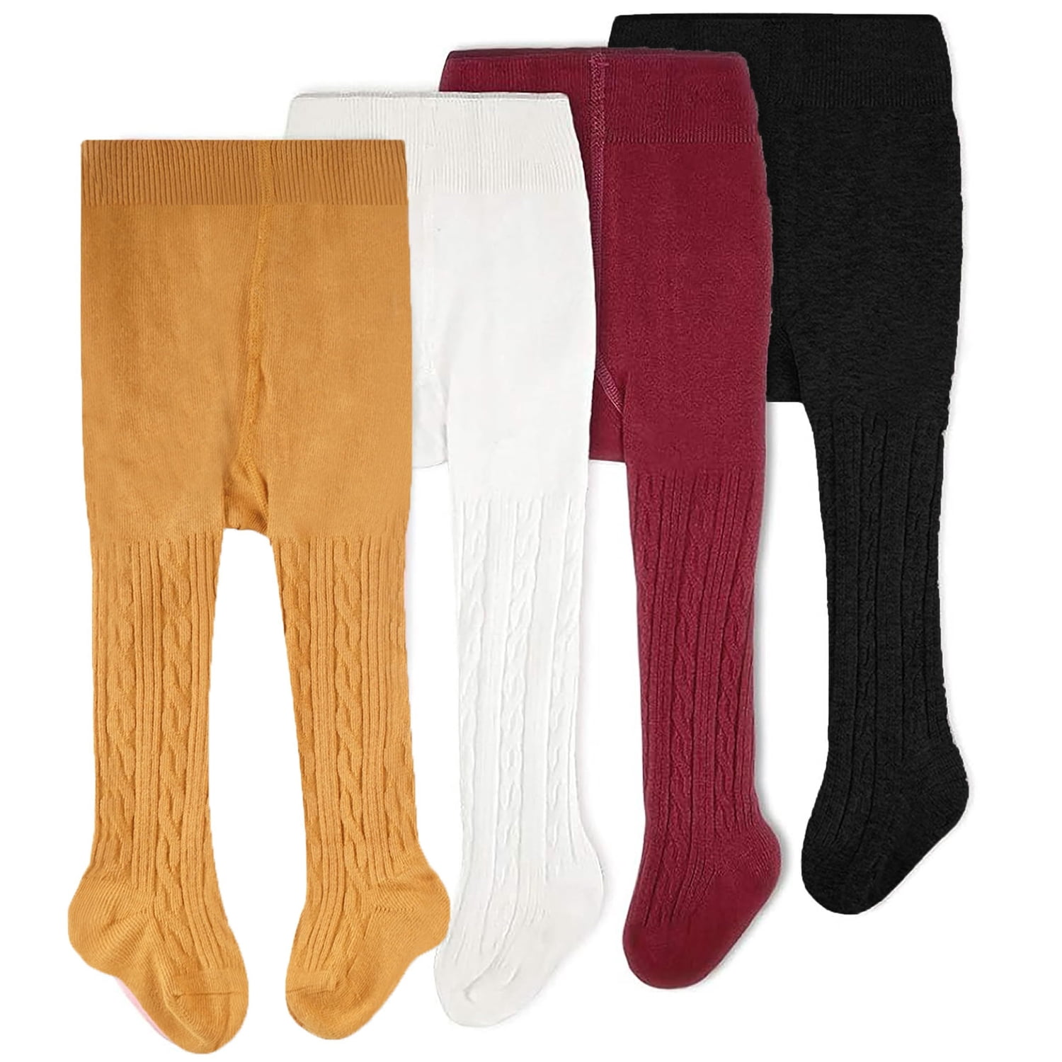 CozyWay Baby Tights - Baby Girl and Boy Leggins Cable Knit Comfy Cotton ...