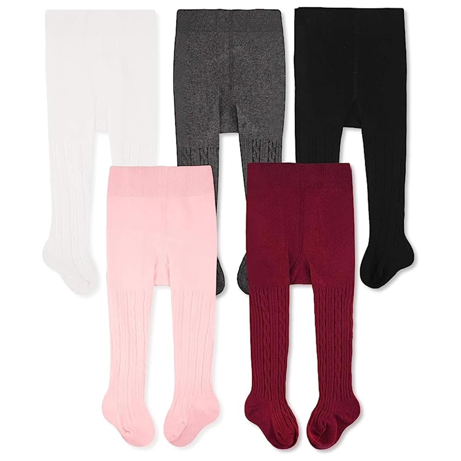 CozyWay Baby Tights - Baby Girl and Boy Leggins Cable Knit Comfy Cotton ...