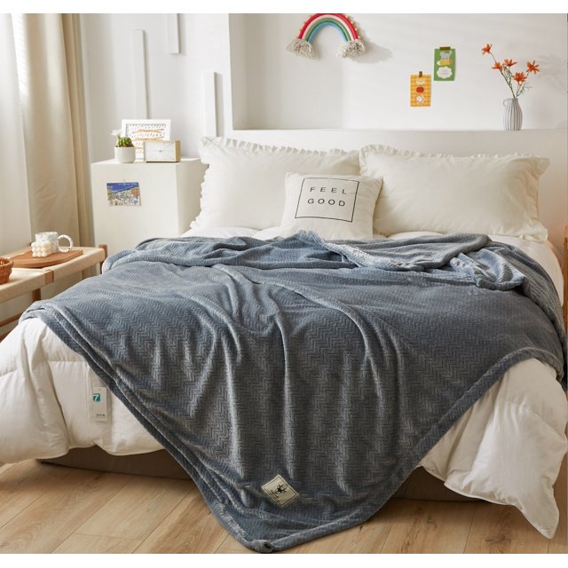 Patpat Throw Blanket for Couch Bed Fleece Flush Faux Fur Throw Blanket ...