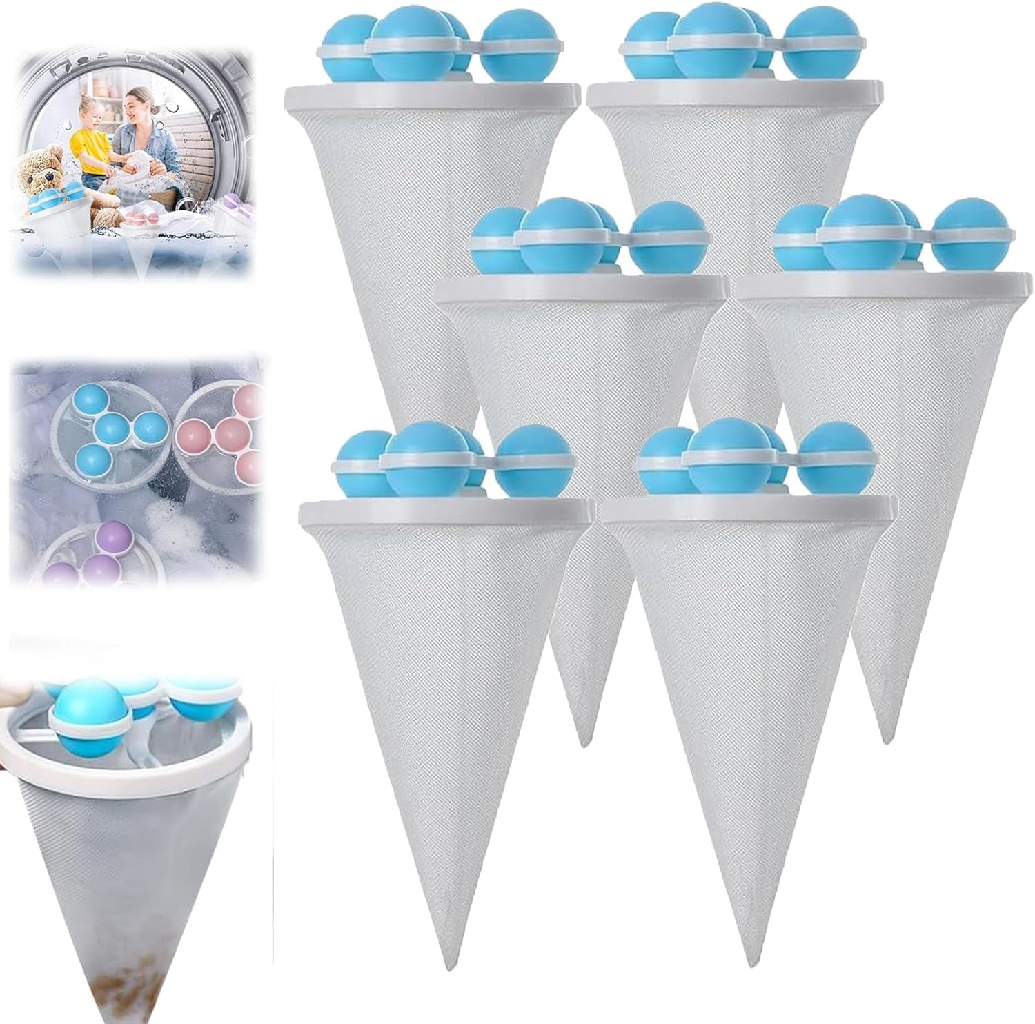 Cozycache Laundry Lint Remover, Cozycache Laundry Pet Floating Hair ...