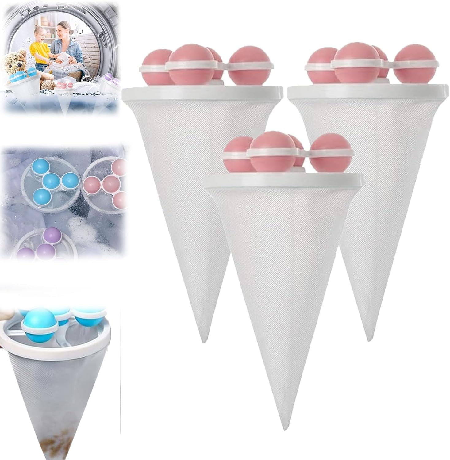 Cozycache Laundry Lint Remover, Cozycache Laundry Pet Floating Hair ...