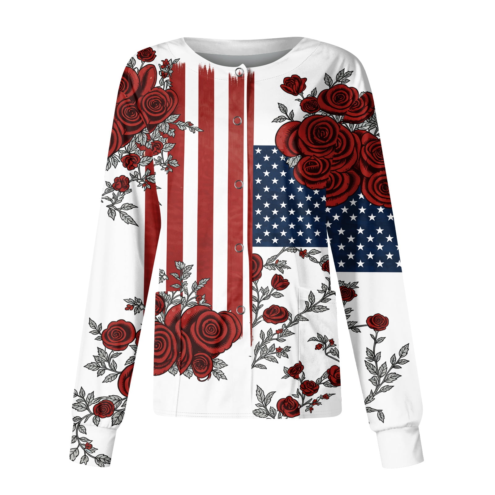 Cozyfit Scrubs Jackets for Women 250 American Anniversary Medical ...