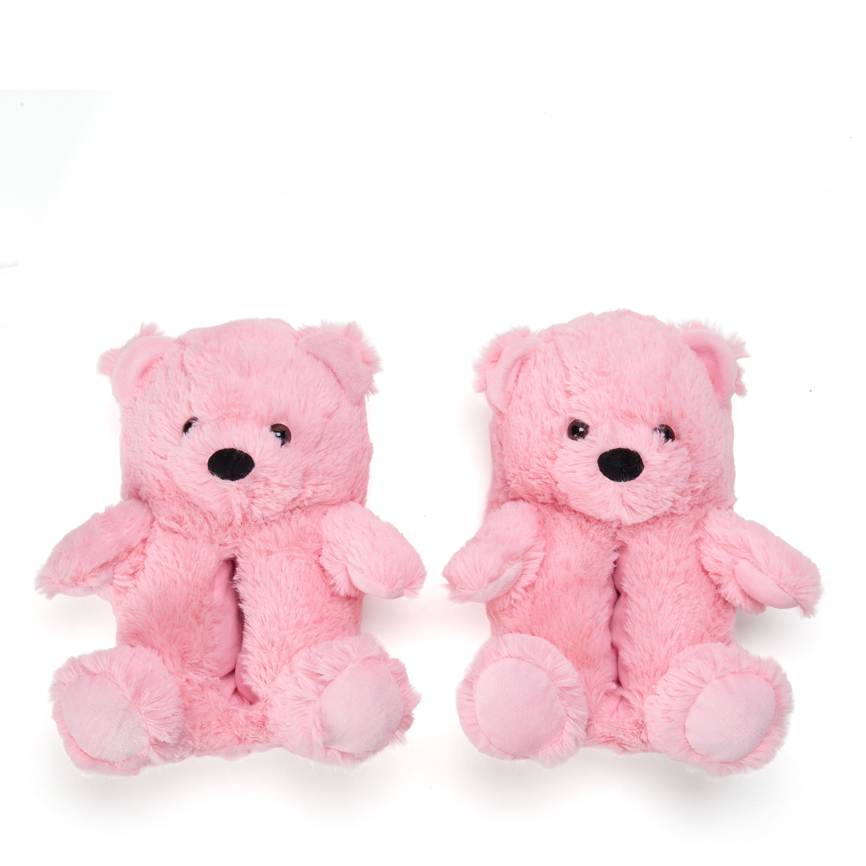 Cozyfoams Women's Overstuffed Bear Closed Back Slipper - Walmart.com