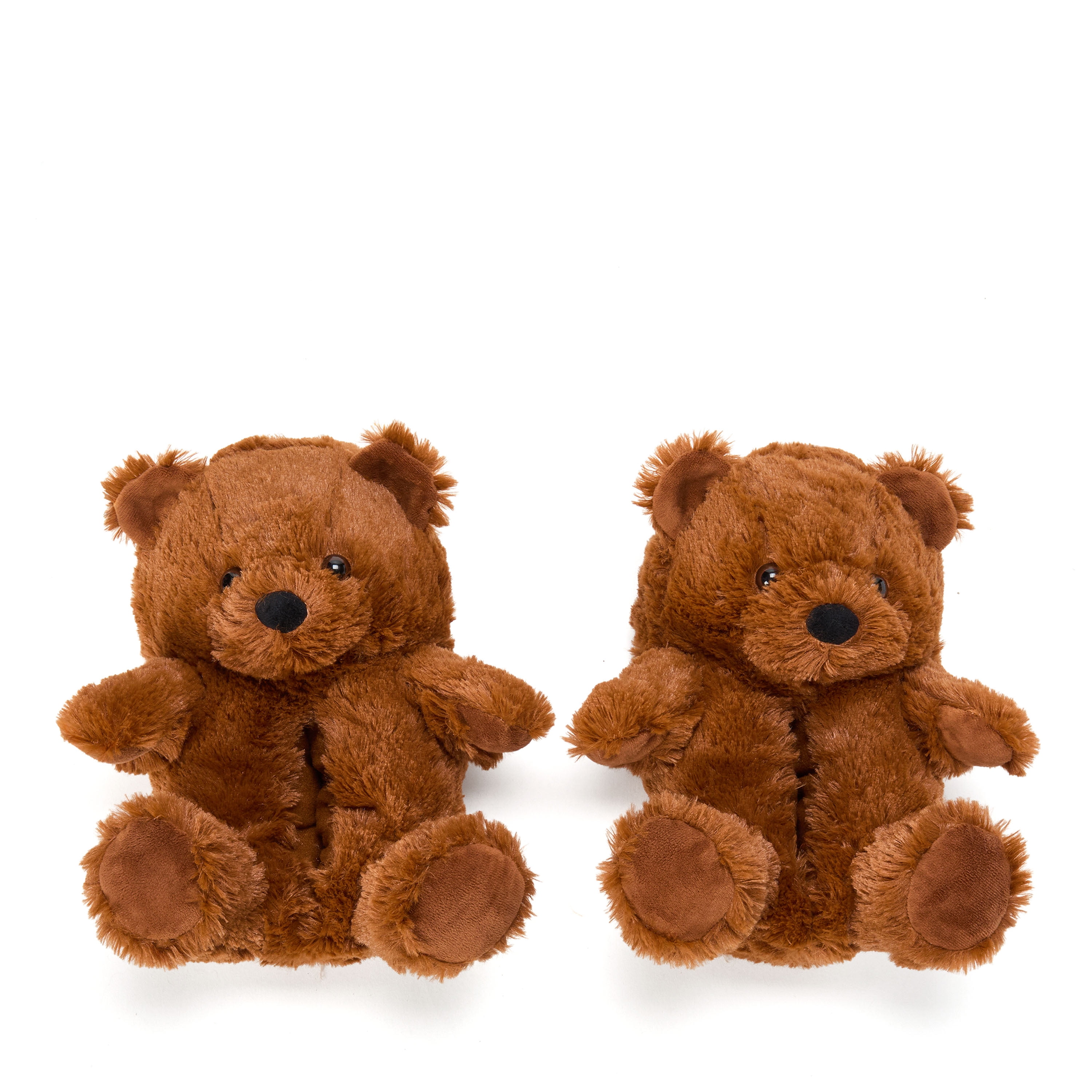 Cozyfoams Women's Overstuffed Bear Closed Back Slipper - Walmart.com