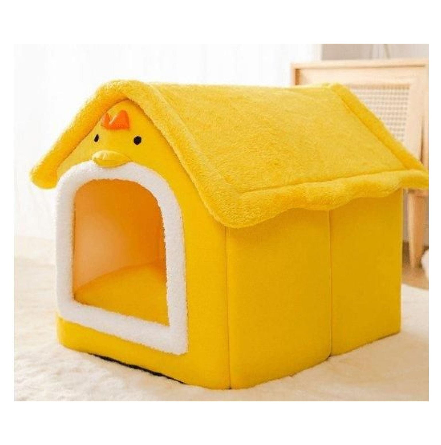 Cozyfold Pet House: Foldable Winter Bed & Enclosed Cave For Dogs And ...