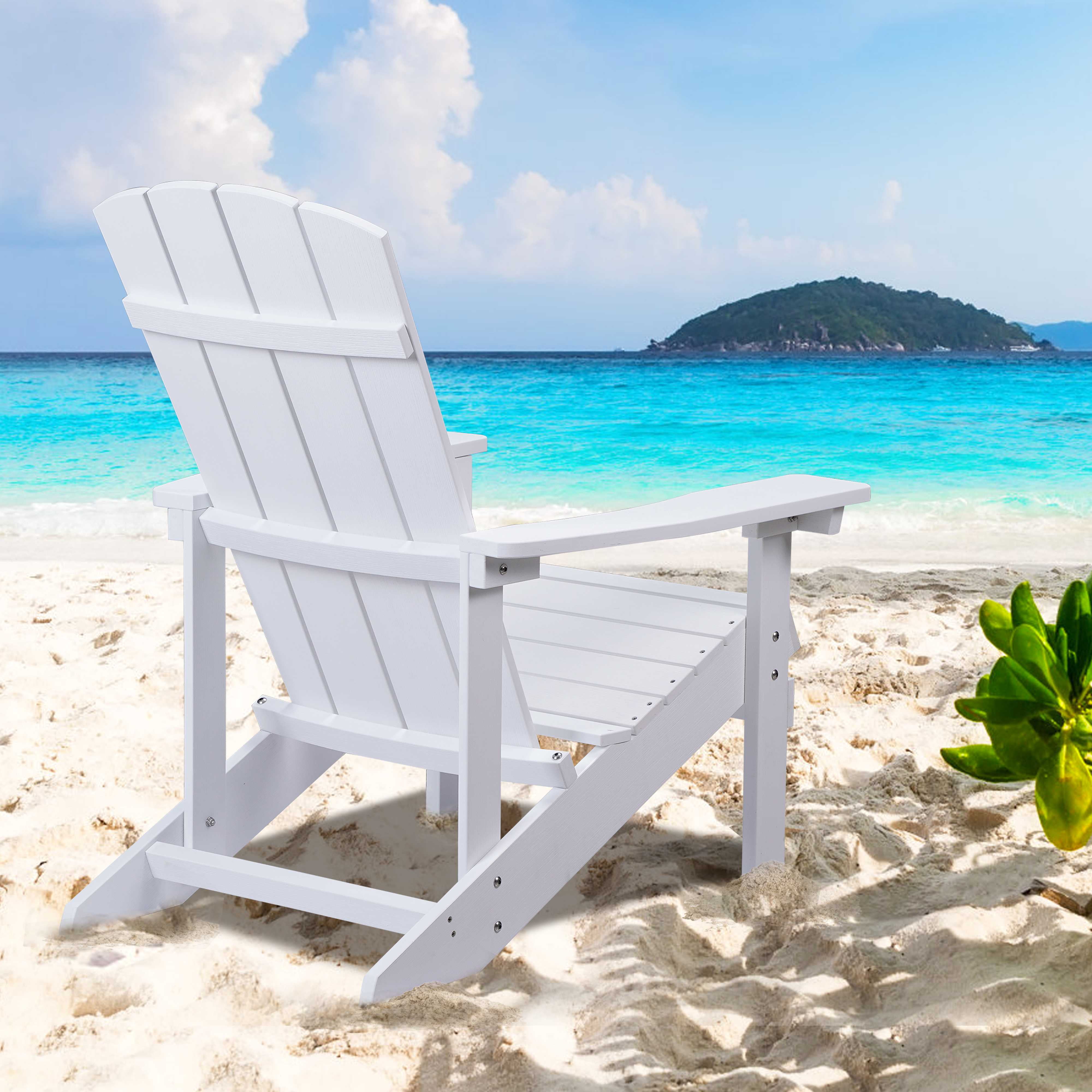Cozyhom 2 Pc Outdoor Patio Big Easy Outdoor Resin Adirondack Chair ...