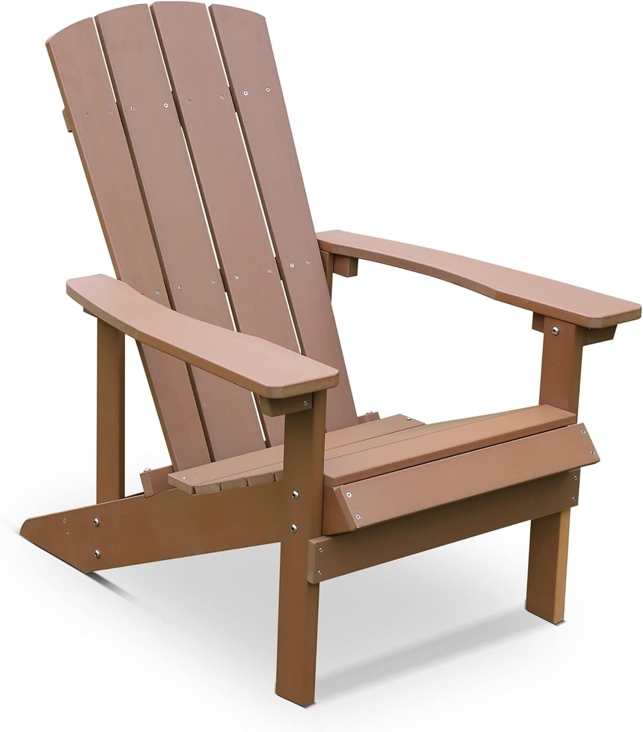Cozyhom Plastic Adirondack Chair, All Weather Resistant Poly Lumber ...
