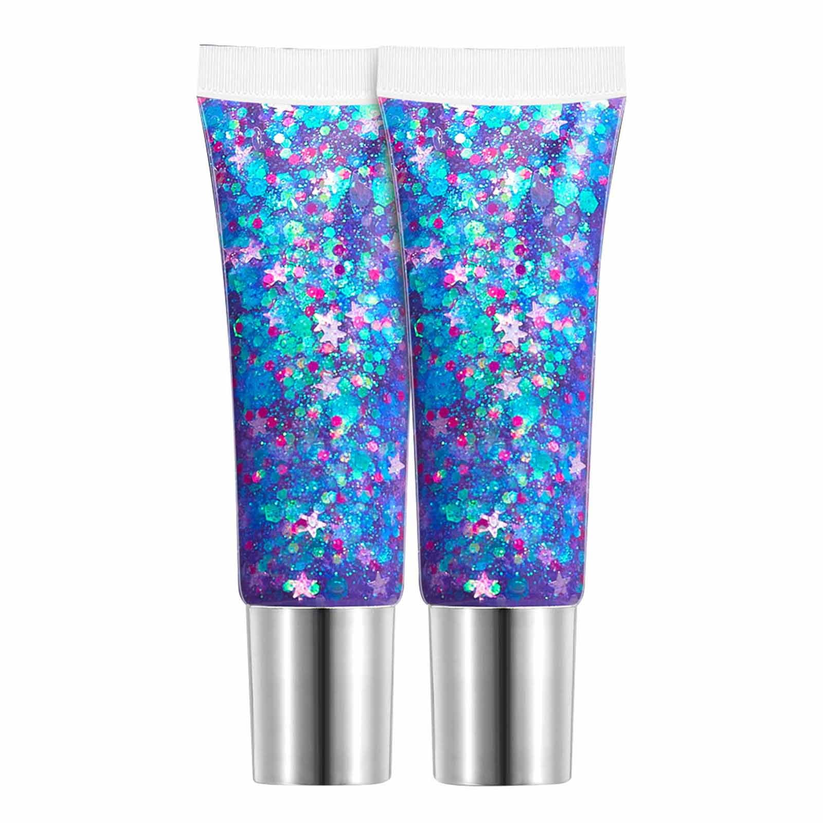 Cozyhue Glitter Gel with Sparkling Sequins for Face Body Hair Concert ...