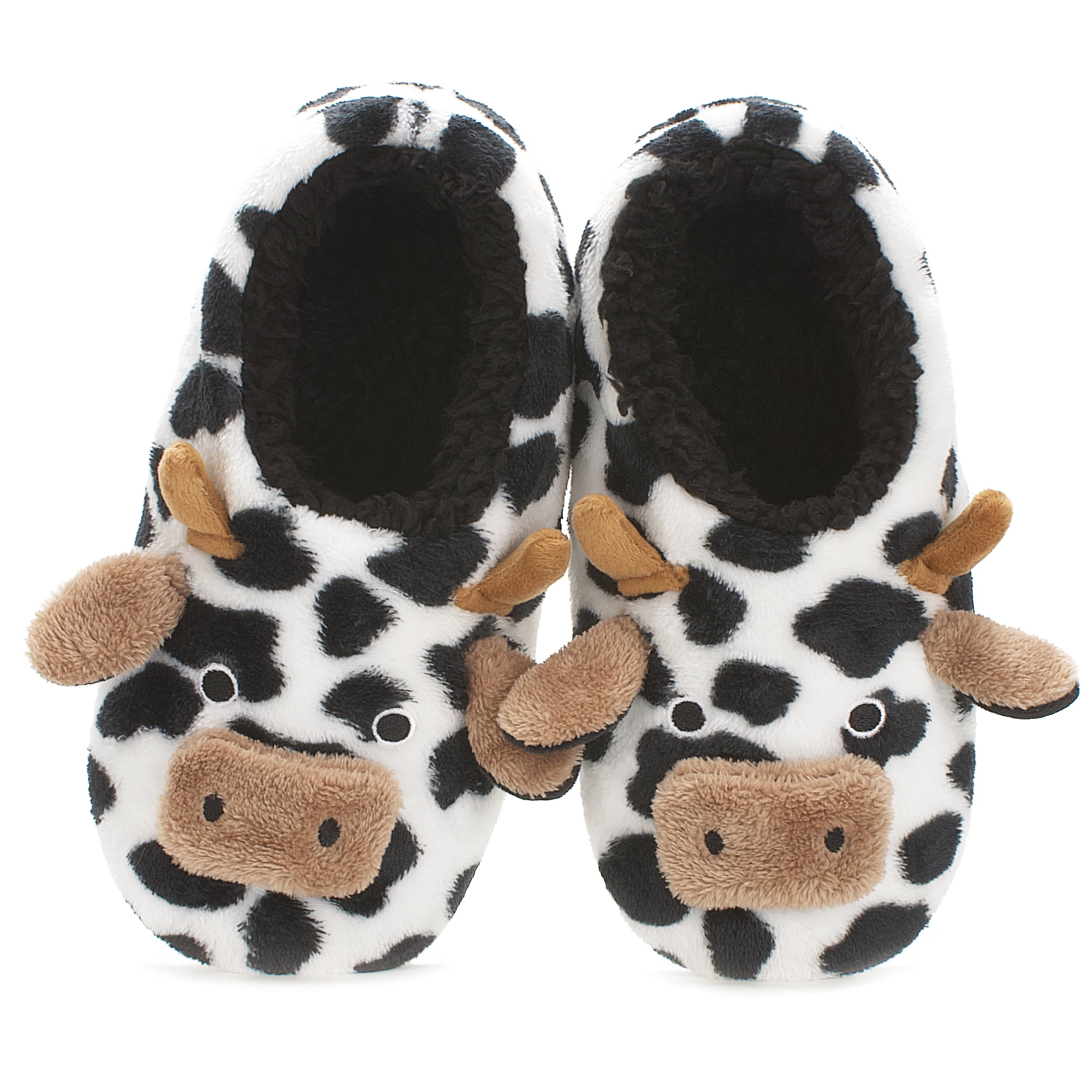 Cozylook Cute Animal Slipper Socks for Toddler Kids Girls Women, Fuzzy ...