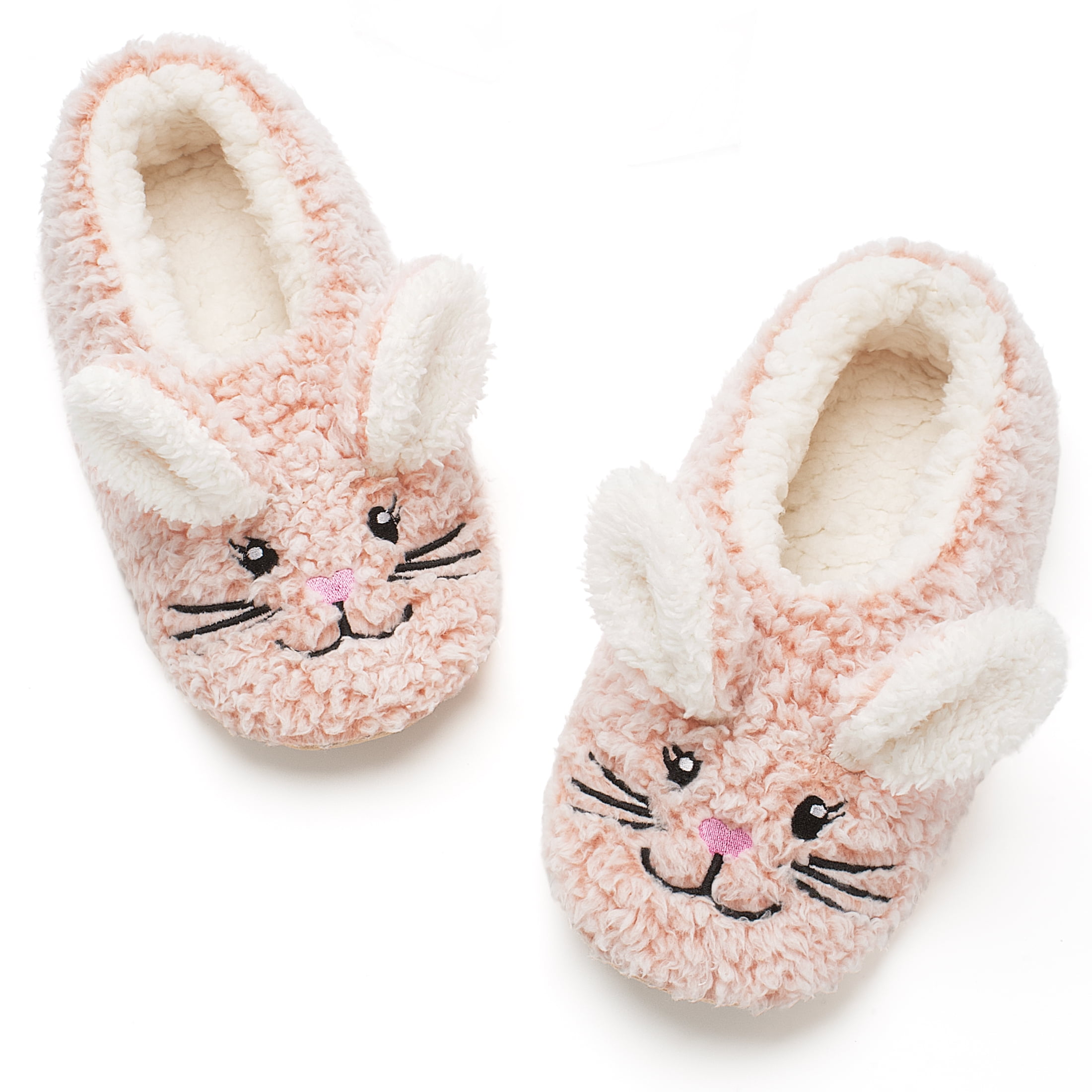 Cozylook Cute Animal Slipper Socks for Toddler Kids Girls Women – Fuzzy Fluffy Sherpa Lined, Non ...