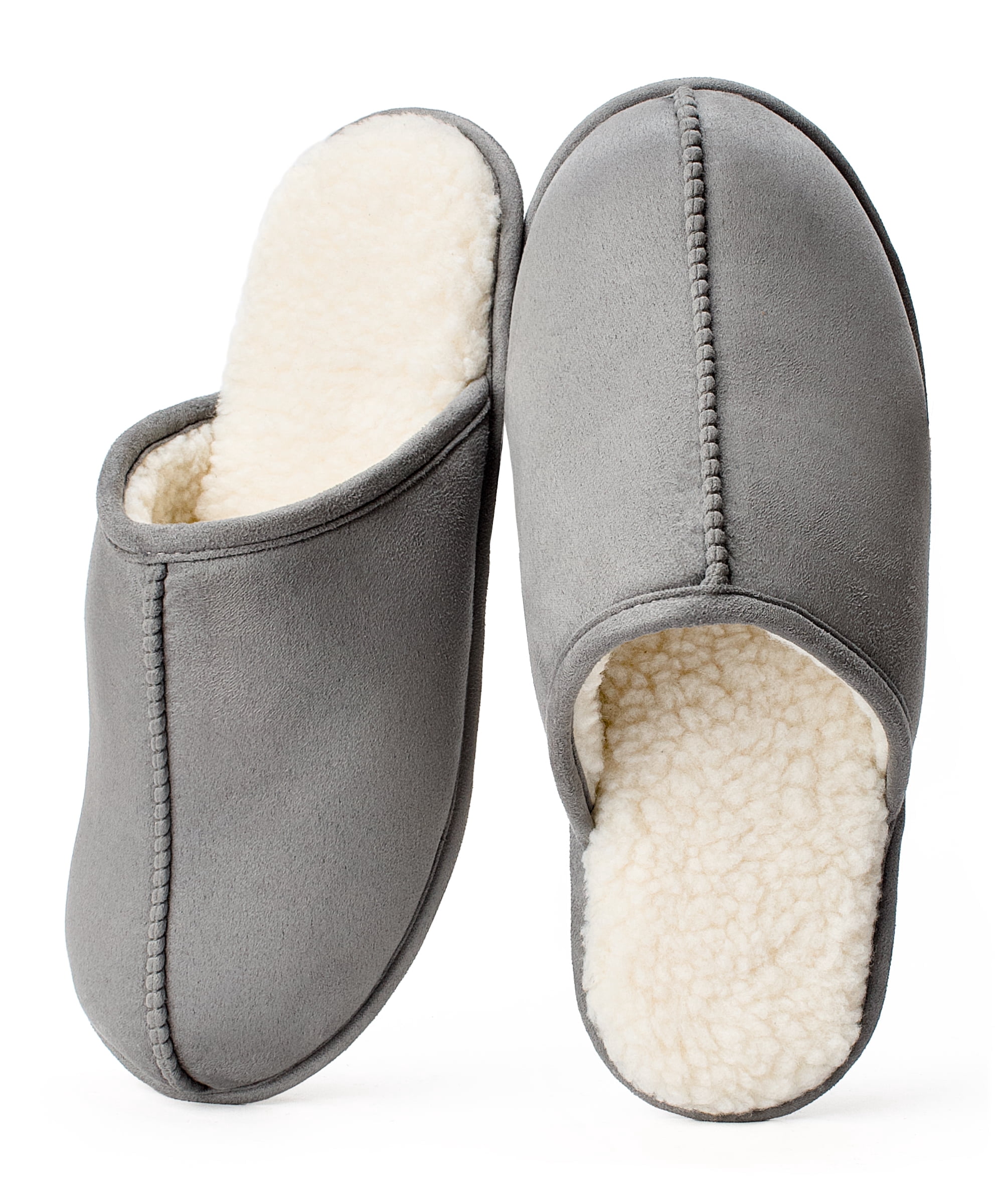 Cozylook Men's Slip-on Slippers Lightweight Memory Foam House Shoes ...
