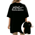 Cozymy Women's Jesus The Way Truth Life Cross Graphic Short Sleeve T ...