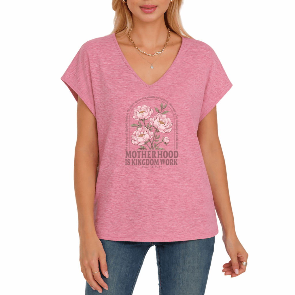 Cozymy Women's Motherhood Is Kingdom Work Proverbs 31 Floral Christian ...