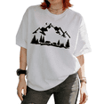 Cozymy Women's Mountain Bear Family Pine Tree Moon Star Wilderness ...
