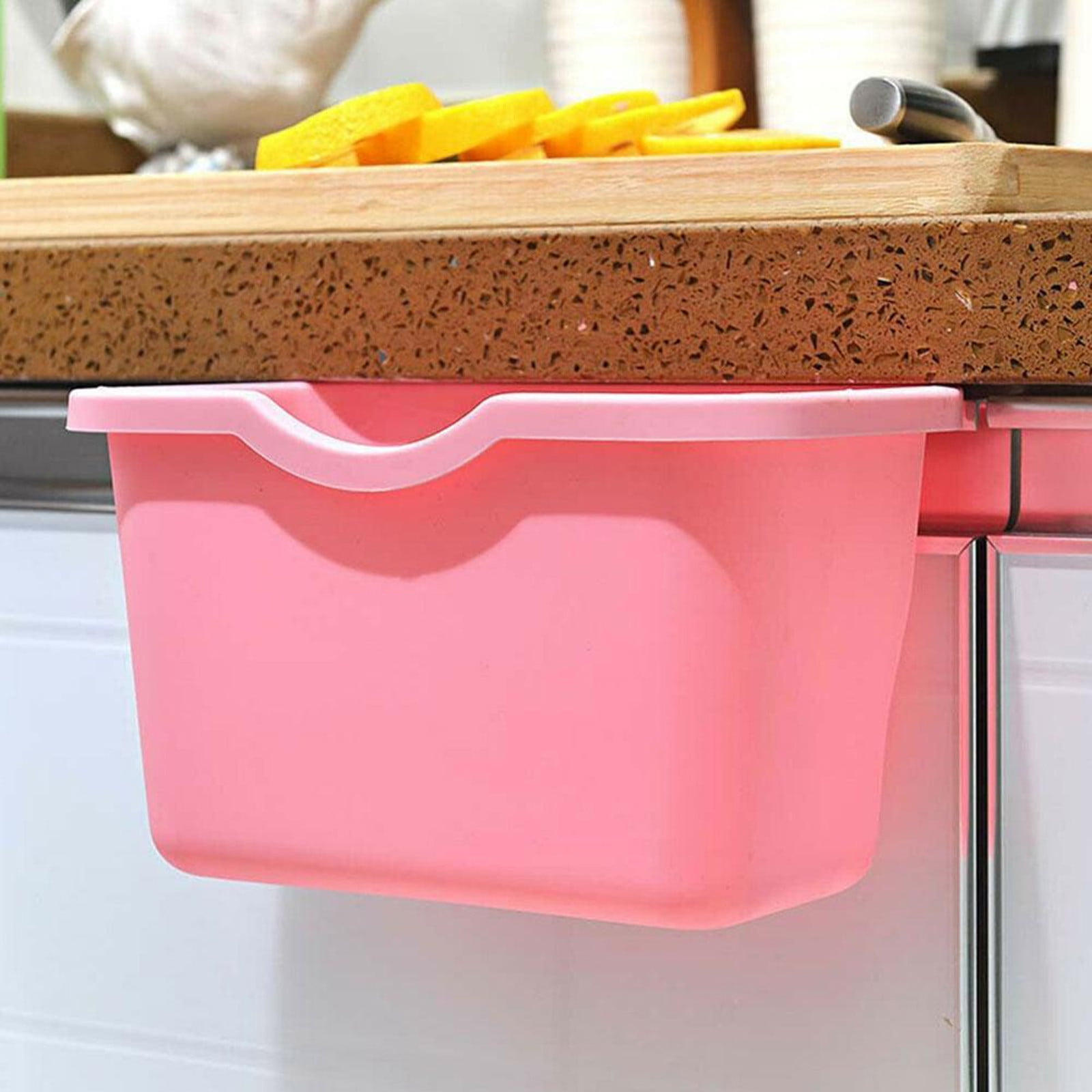Cozynook Hanging Bathroom Can â Small Can for Kitchen, Waste Basket for ...