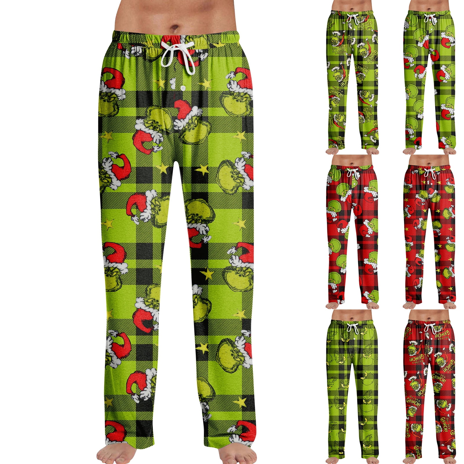 Cozyvia Christmas Pajama Pants for Women, Holiday Flannel Baggy Pajamas ...