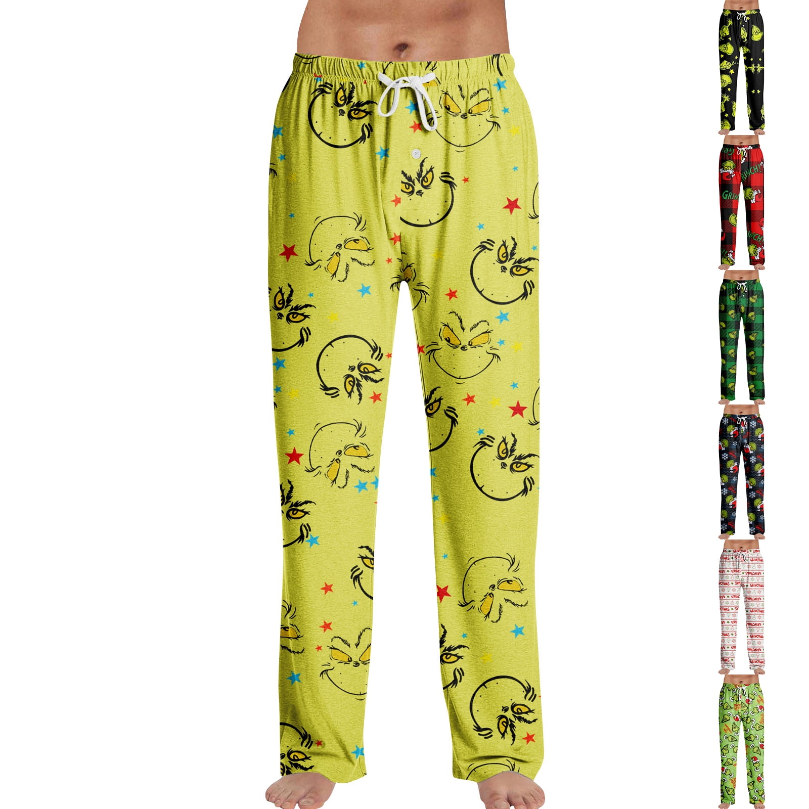 Cozyvia Christmas Pajama Pants for Women, Holiday Flannel Baggy Pajamas ...