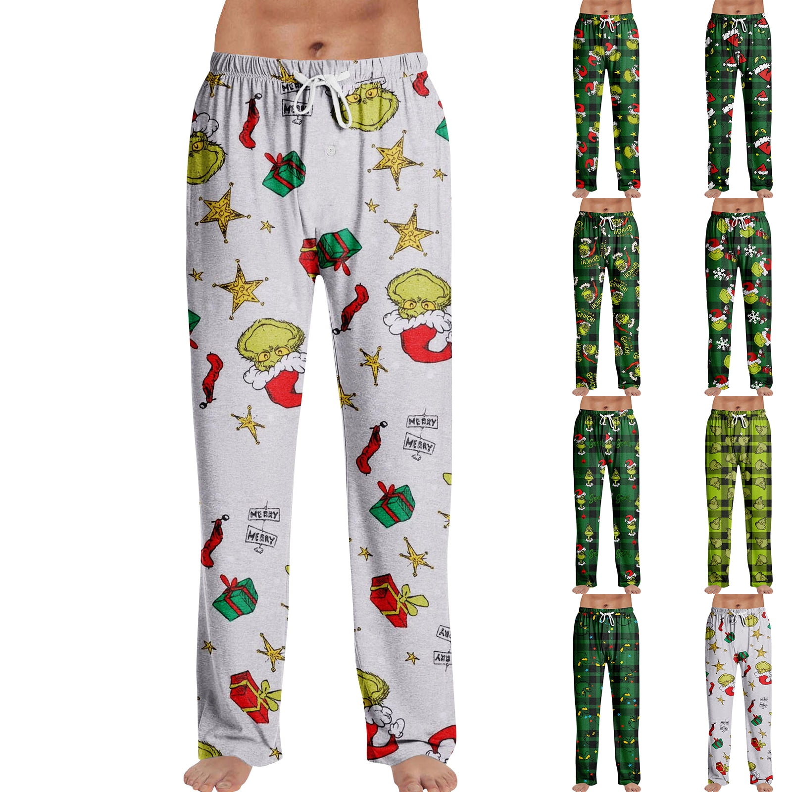 Cozyvia Christmas Pajama Pants for Women, Holiday Flannel Baggy Pajamas ...