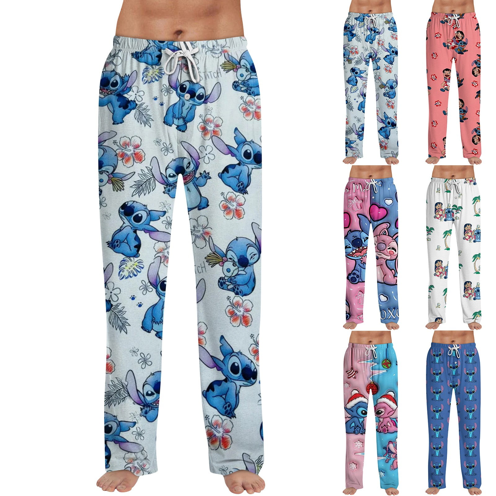 Cozyvia Lilo & Stitch Pajama Pants for Women, Soft Stitch Pajama Pants ...
