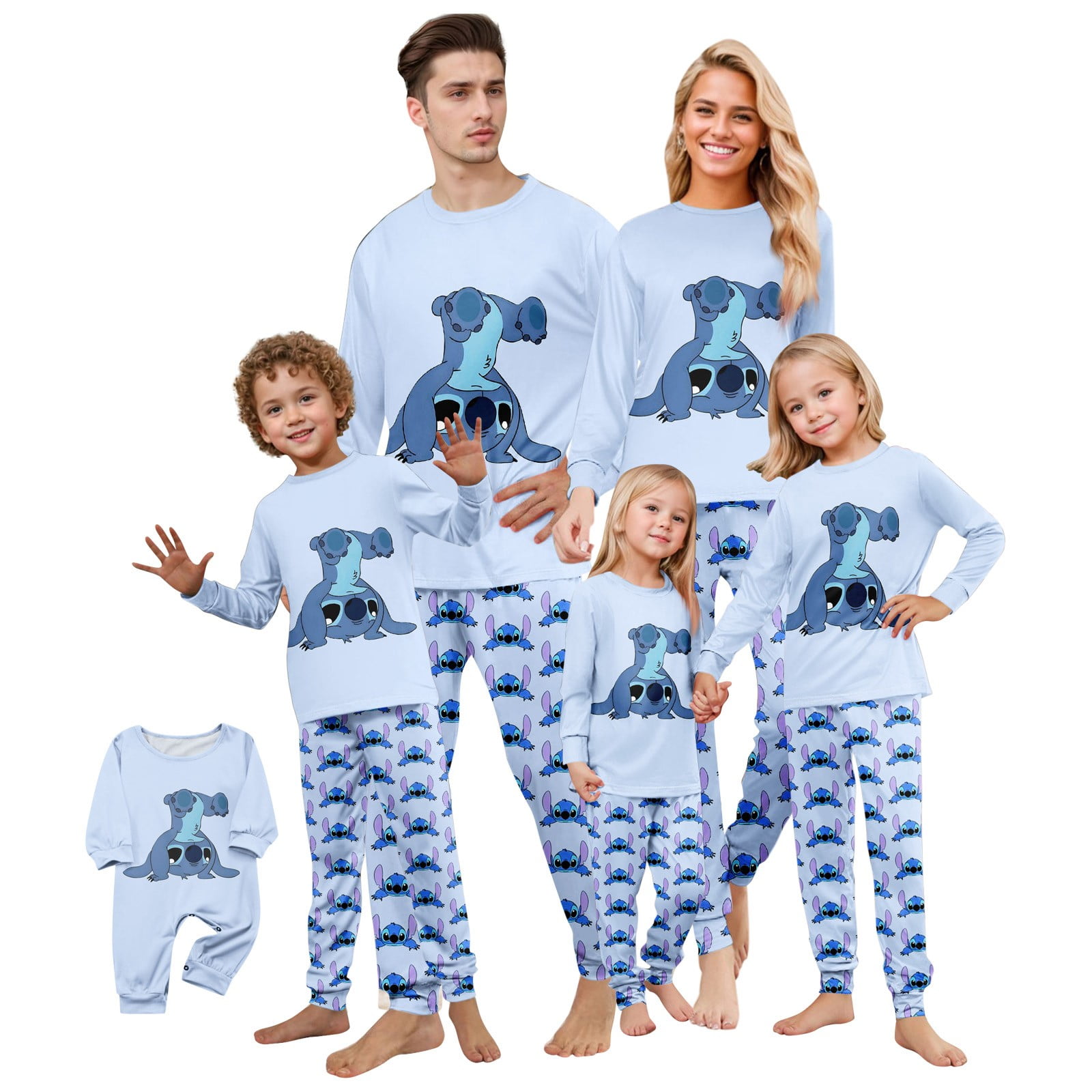 Cozyvia Stitch Pajamas Matching Sets for Family, Soft Stitch Pjs ...
