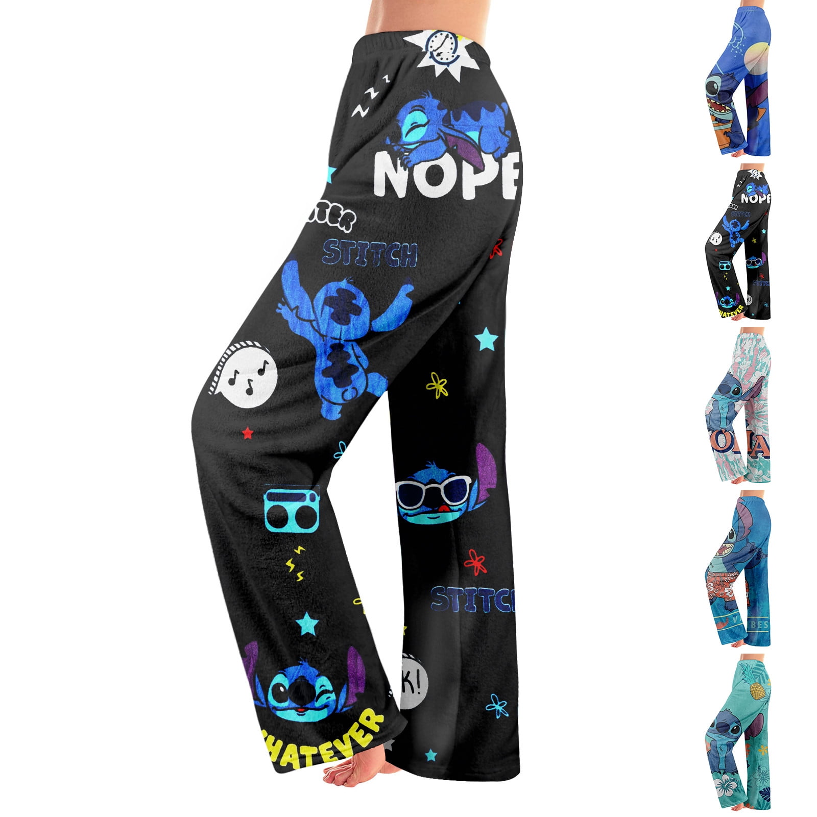 Cozyvia Lilo & Stitch Pajama Pants for Women, Soft Stitch Pajama Pants ...