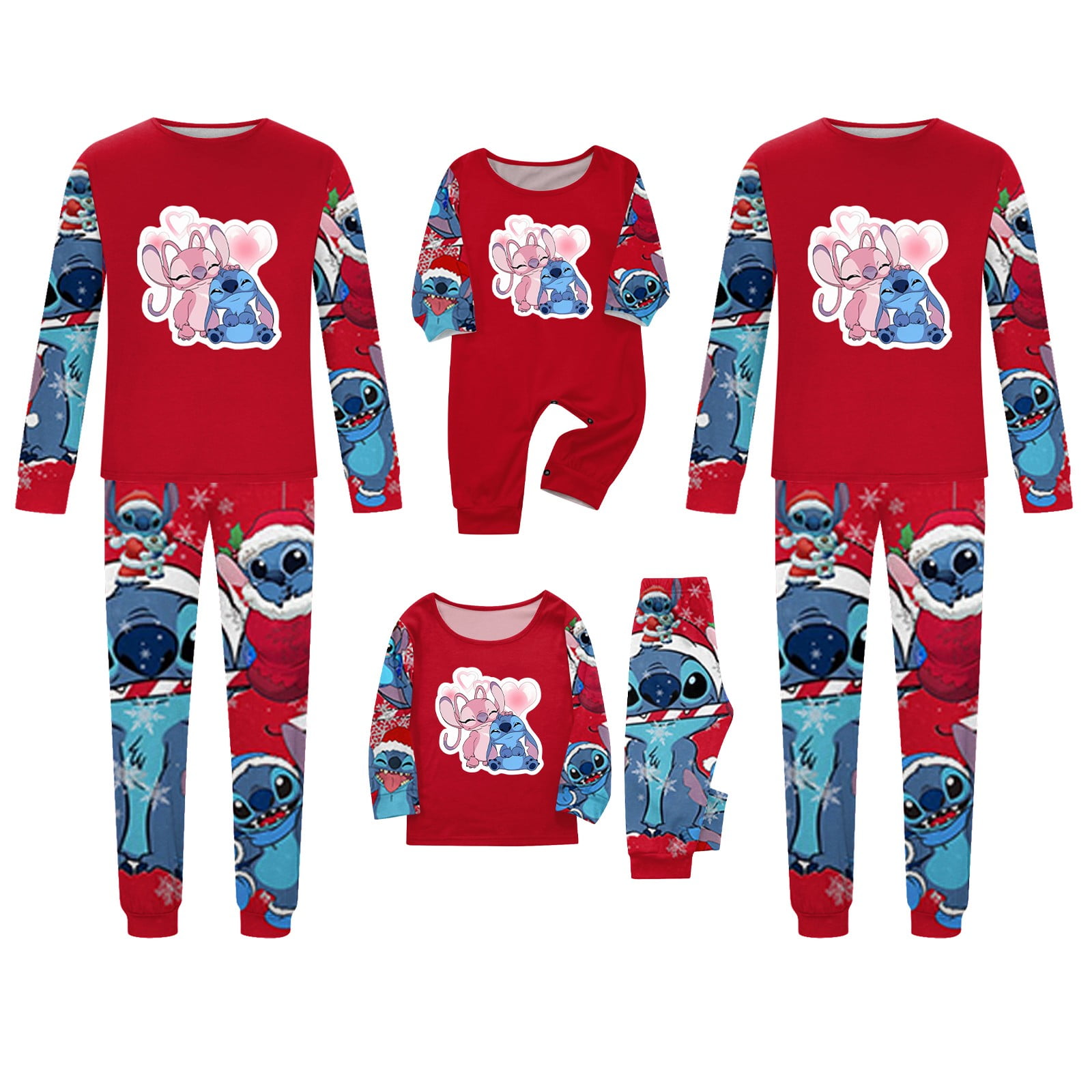 Cozyvia Lilo & Stitch Pajamas Matching Sets for Family, Soft Stitch Pjs ...