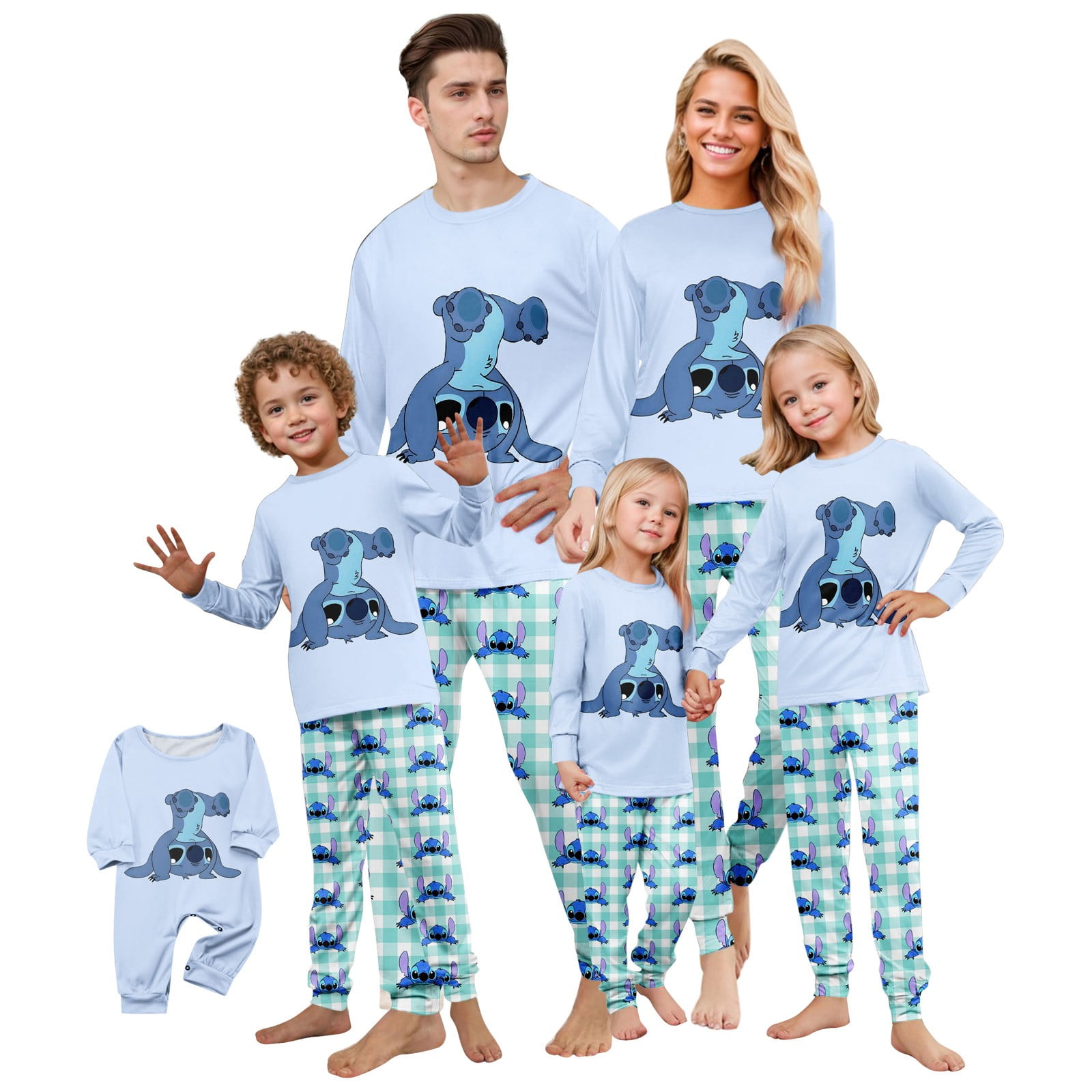 Cozyvia Stitch Pajamas Matching Sets for Family, Soft Stitch Pjs ...